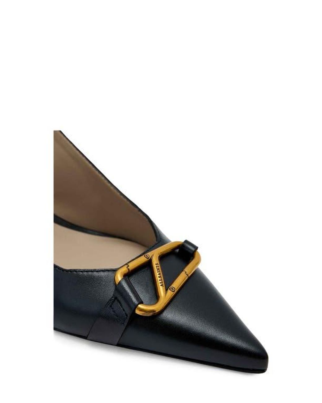 AllSaints Hera Pointed Toe Slingback Pump in Blue | Lyst