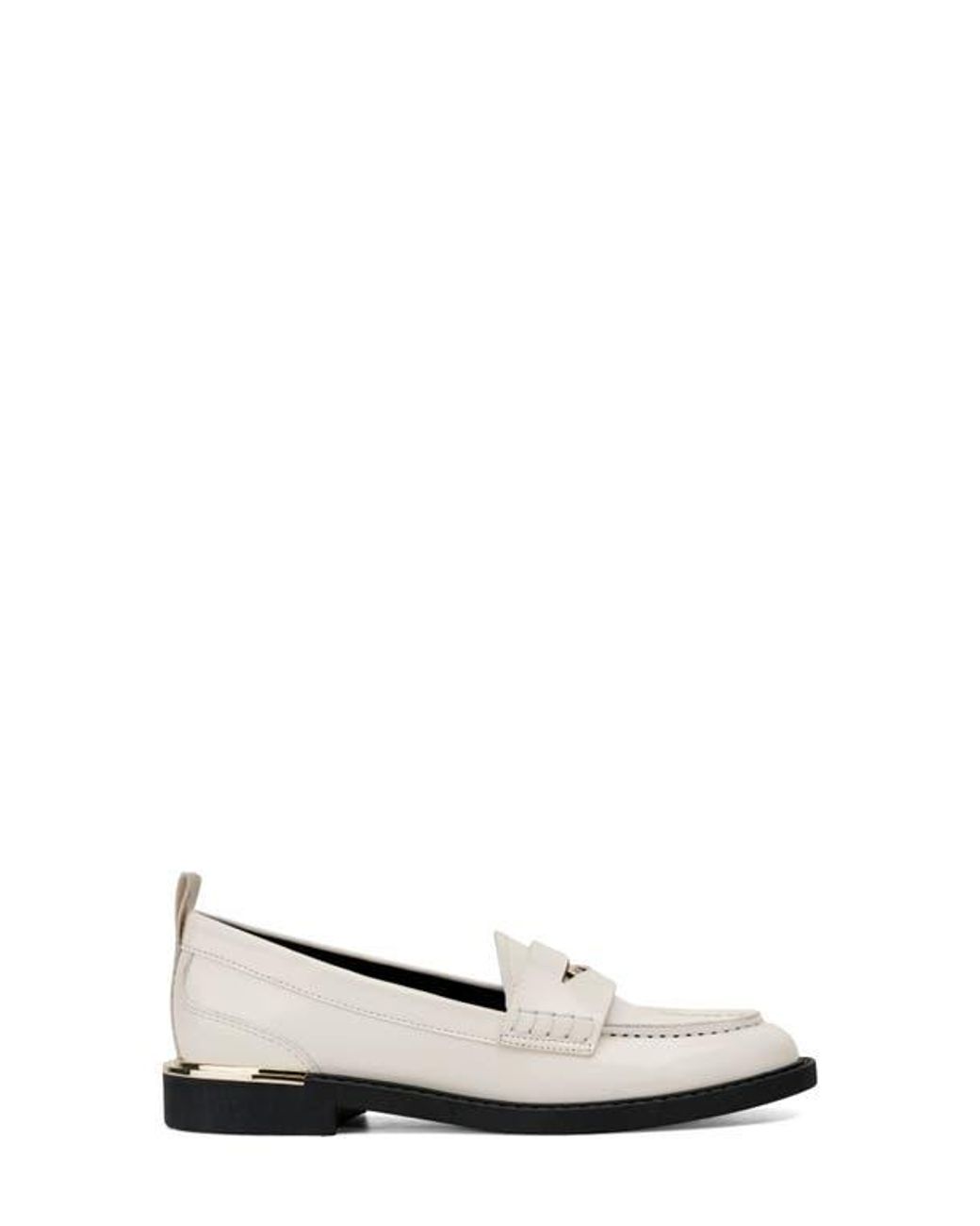 DKNY Raeya Penny Loafer in White | Lyst