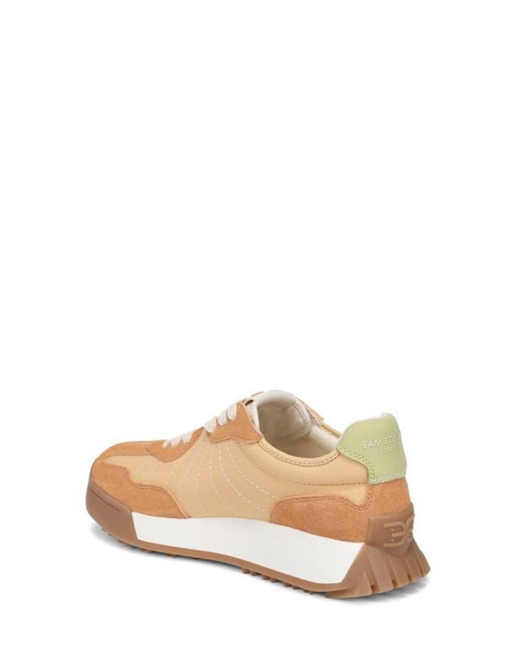 Sam Edelman Langley Retro Sneaker in Natural | Lyst
