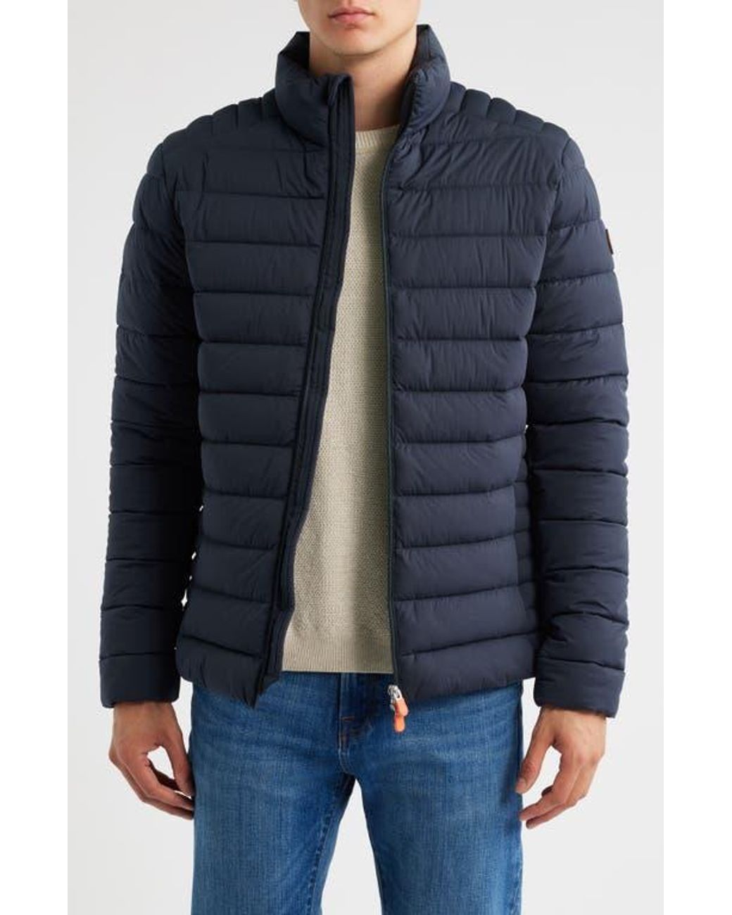 Save The Duck Ari Water Resistant Puffer Jacket in Black for Men | Lyst