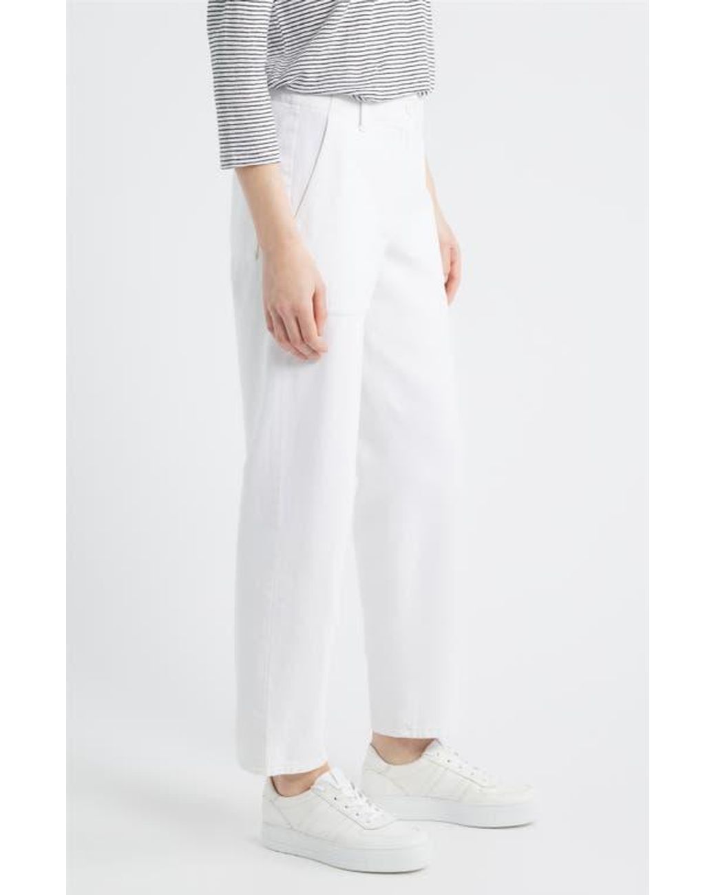Eileen Fisher White Pants