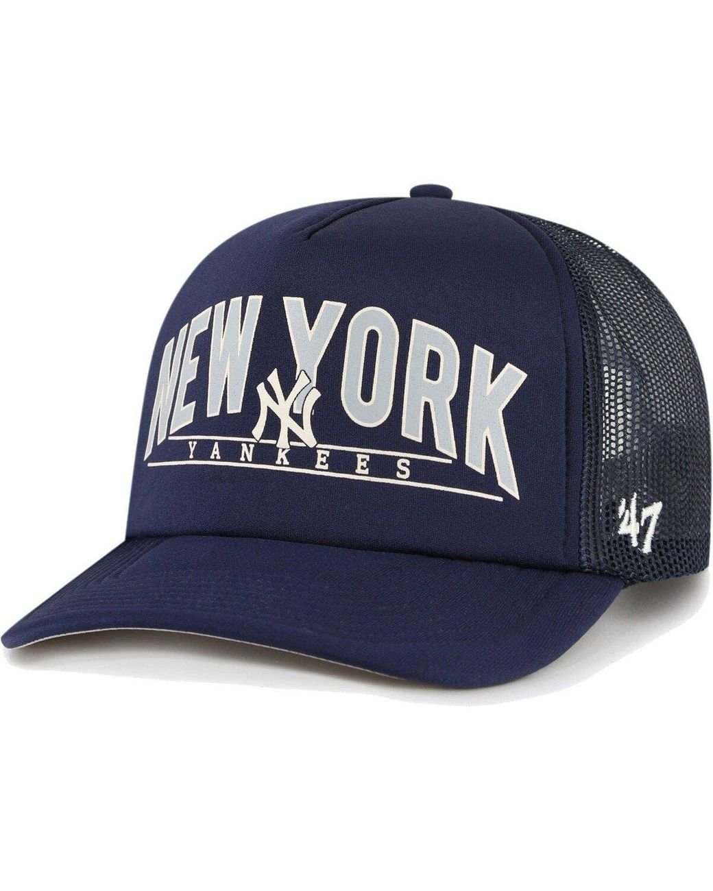 47 New York Yankees Backhaul Foam Trucker Snapback Hat At Nordstrom In Blue For Men Lyst