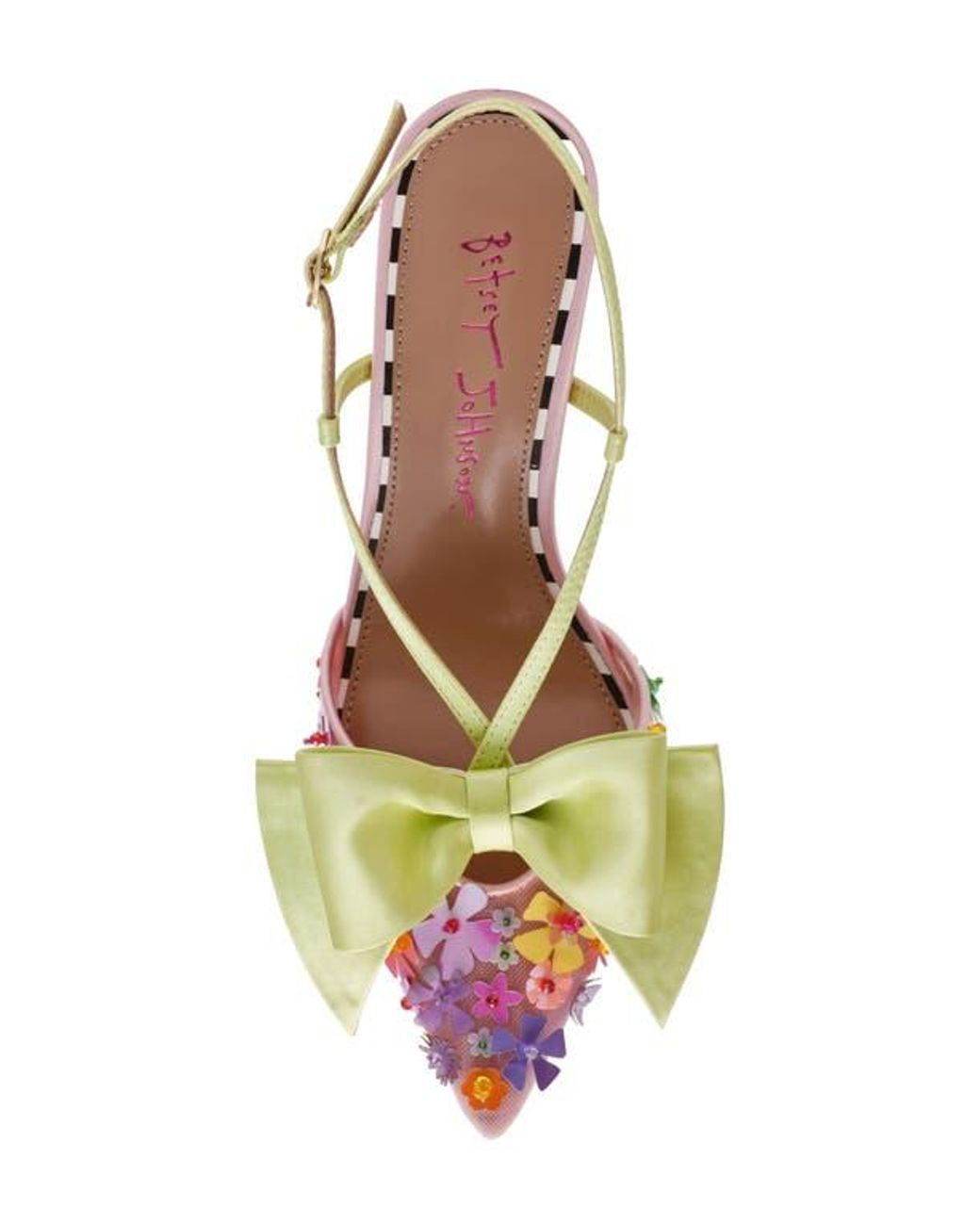 Betsey Johnson Melissa Slingback Pump in Pink | Lyst