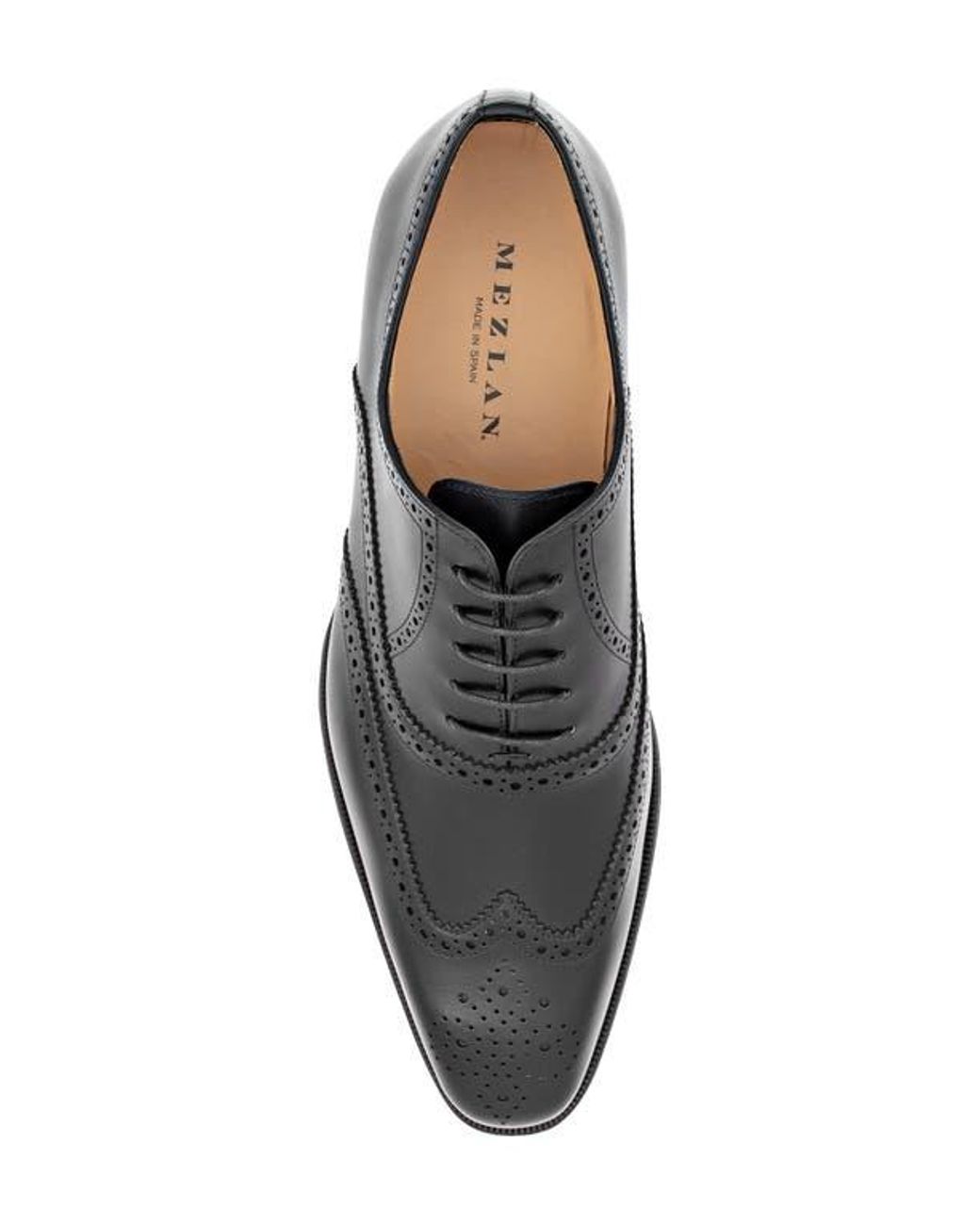 Mezlan Galco Wingtip Oxford in Gray for Men | Lyst