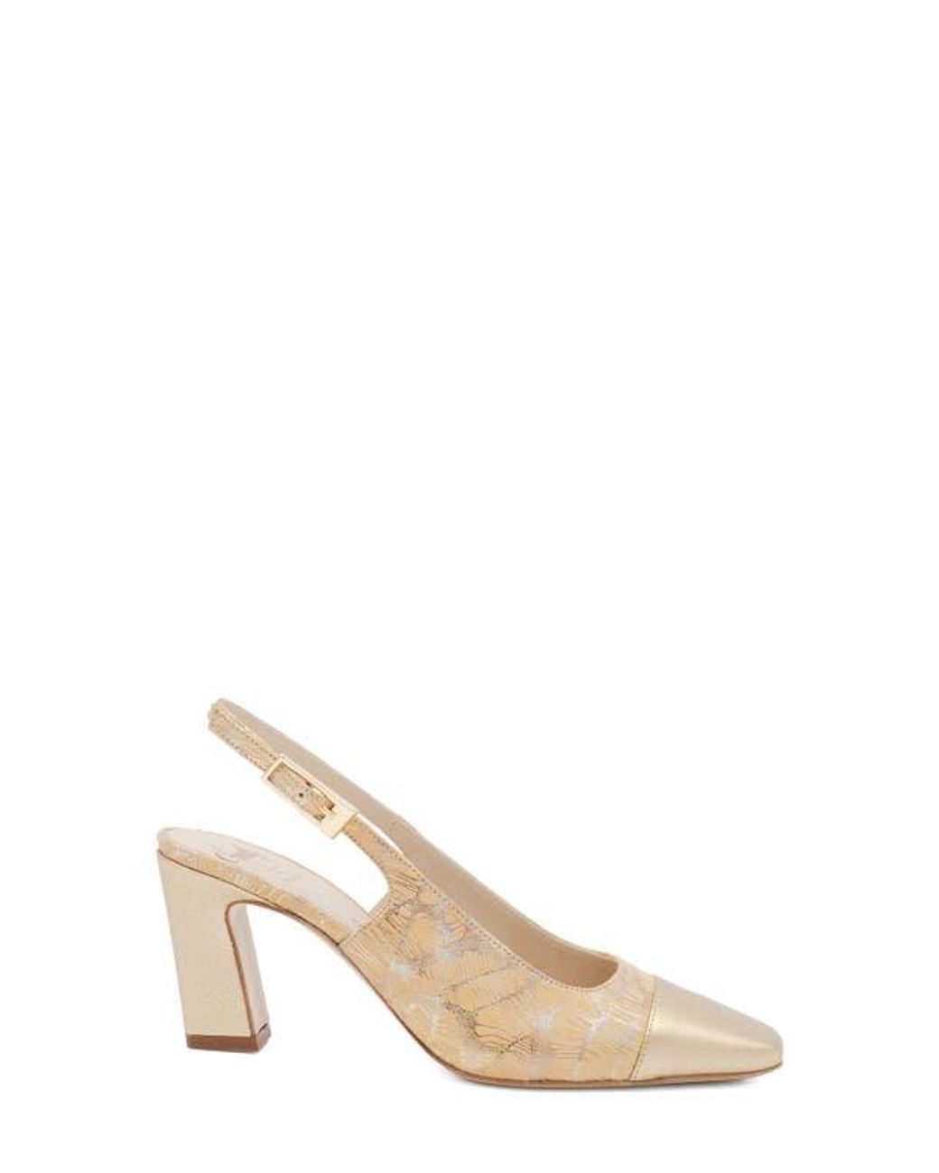Amalfi by Rangoni Falasco Slingback Pump in Natural | Lyst