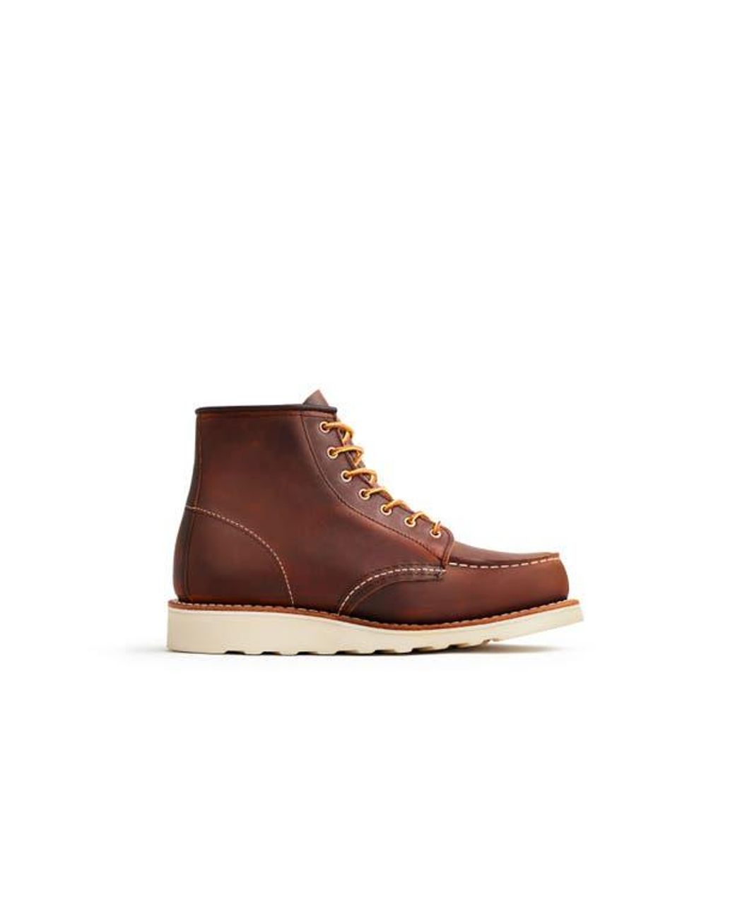 Red Wing Classic Moc Rough & Tough Leather Boot in Brown | Lyst
