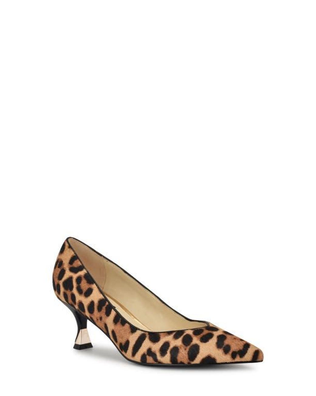 Nine West Ariella Kitten Heel Pump in Metallic | Lyst