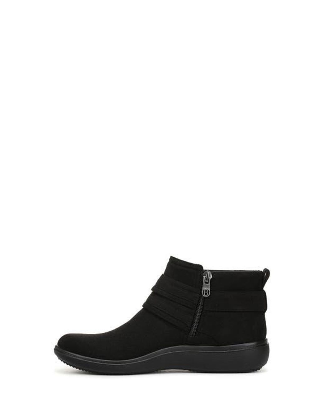 LifeStride Brave Short Boot in Black | Lyst