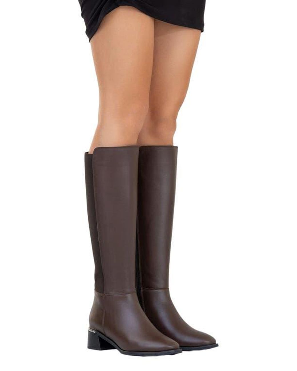 Forever & Always Shoes Rochos Leather Boot in Brown | Lyst