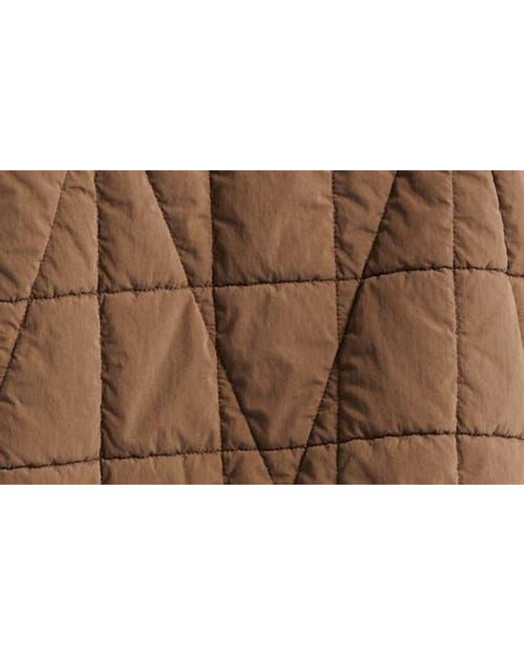 Stone Island Short Cotton & Nylon Parka in Brown for Men | Lyst