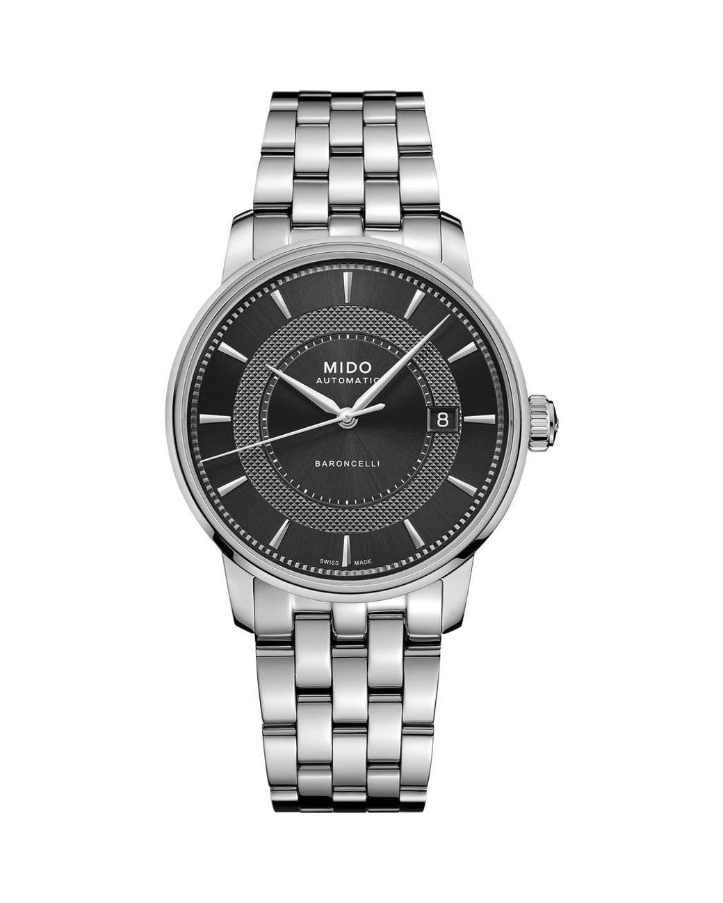 MIDO Baroncelli Signature Automatic Bracelet Watch, 39Mm in Gray for ...