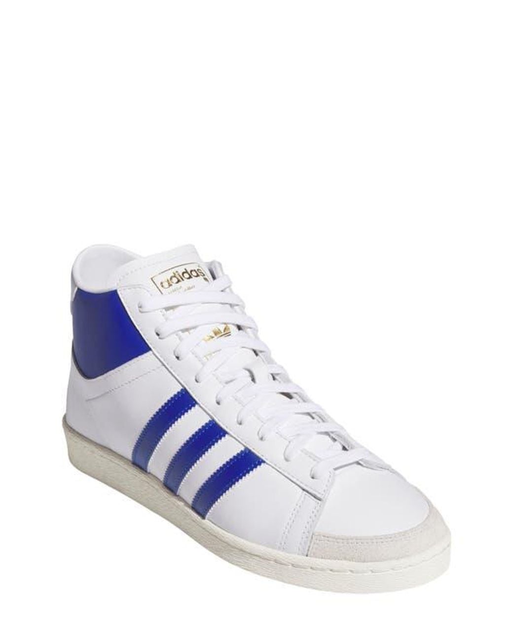 adidas Gender Inclusive Jabbar Hi Basketball Sneaker in White | Lyst