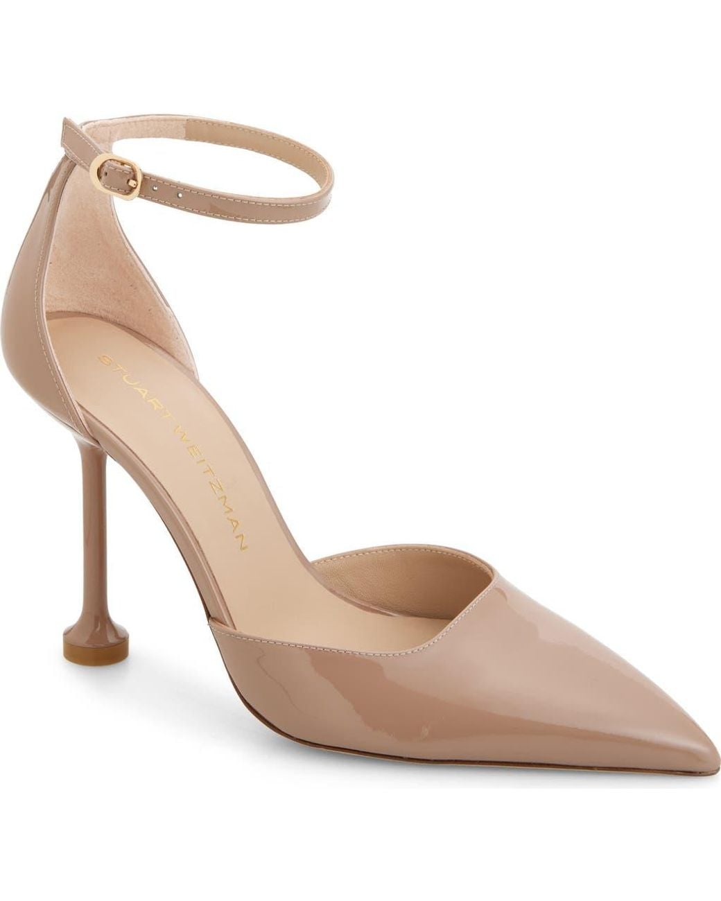 Stuart Weitzman Stuartini Pump 100 in Metallic | Lyst
