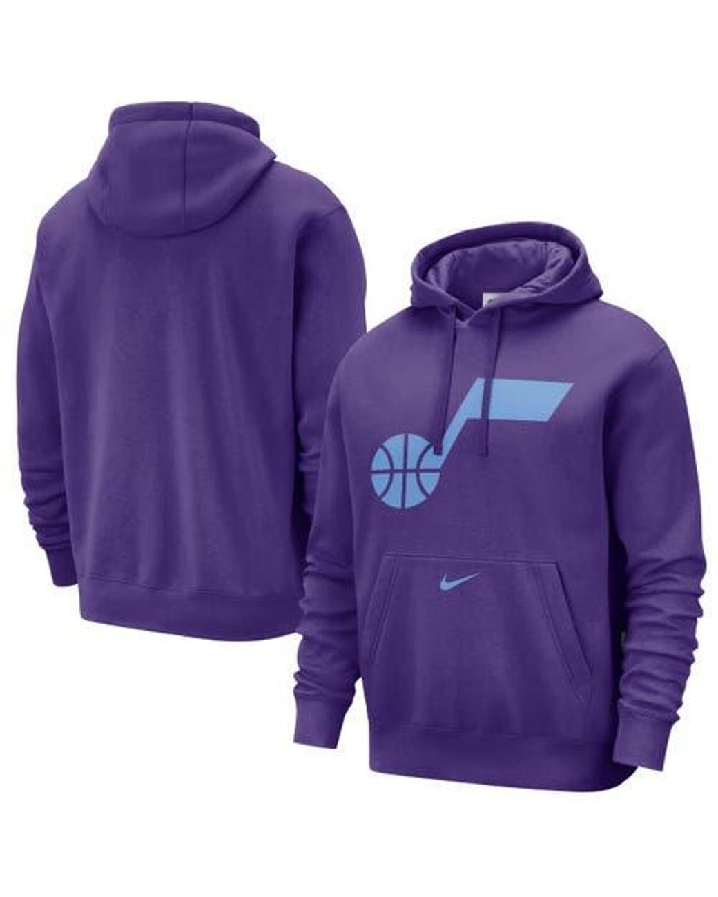 Nike Utah Jazz 2024/25 City Edition Essential Club Pullover Hoodie in ...