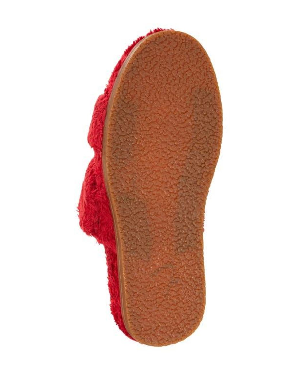 Revitalign Callie High Pile Fleece Slide Slipper in Red | Lyst