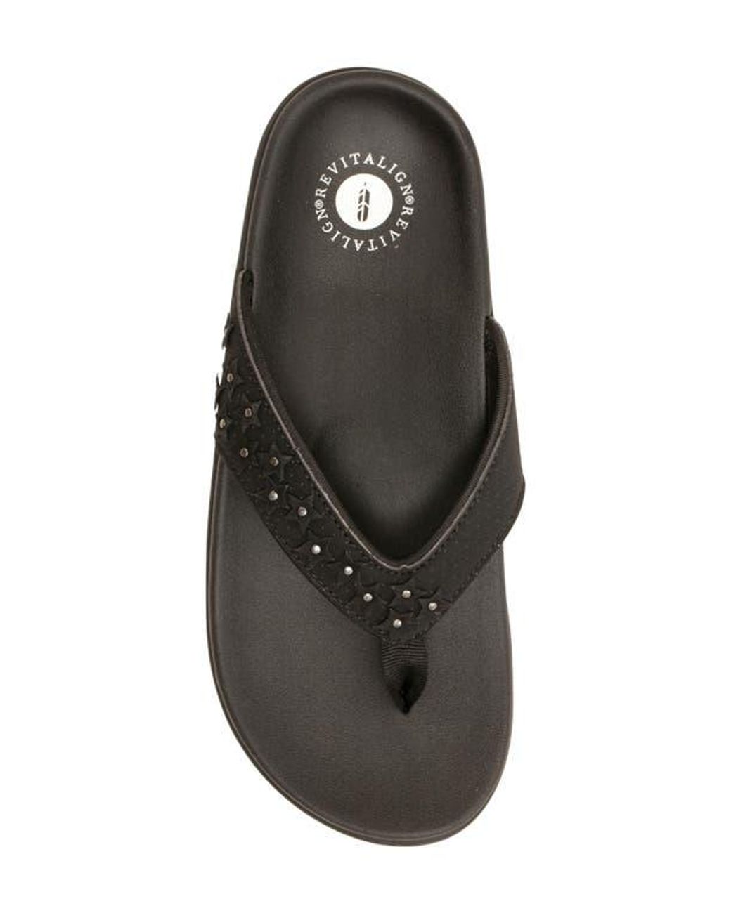 Revitalign Yumi Bvi Flip Flop in Black | Lyst