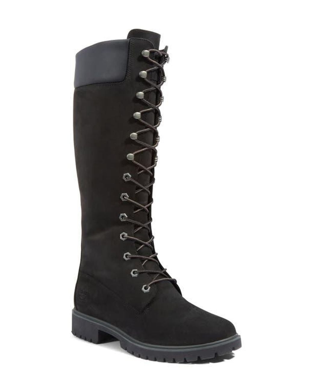 Timberland Premium 14-Inch Lace-Up Waterproof Boot in Black | Lyst