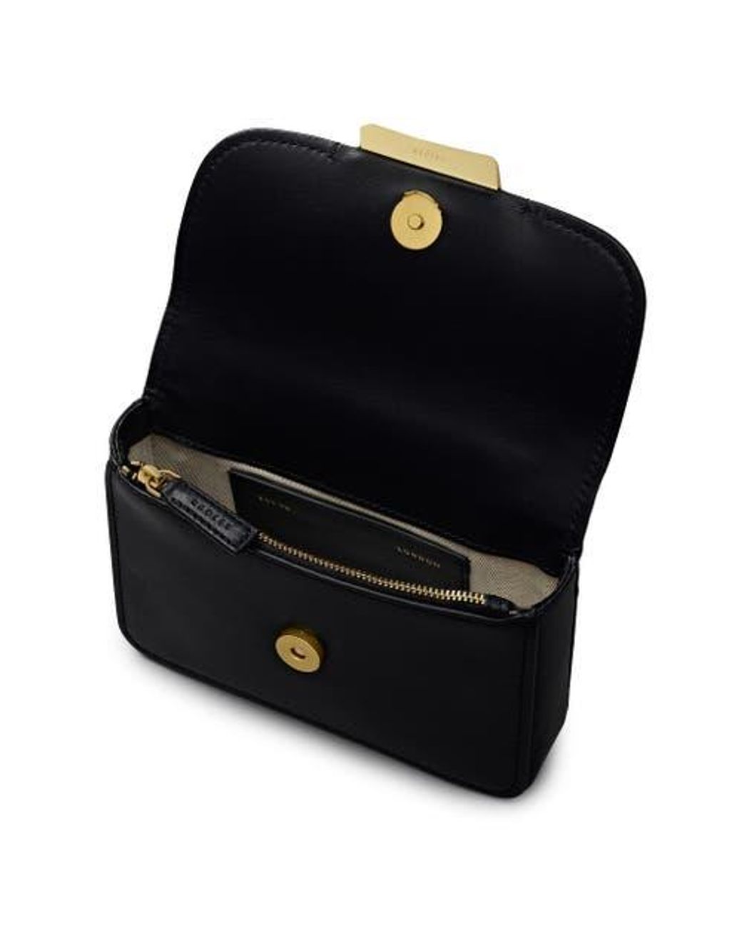 Radley The Belsize Mini Flapover Crossbody Bag in Black | Lyst