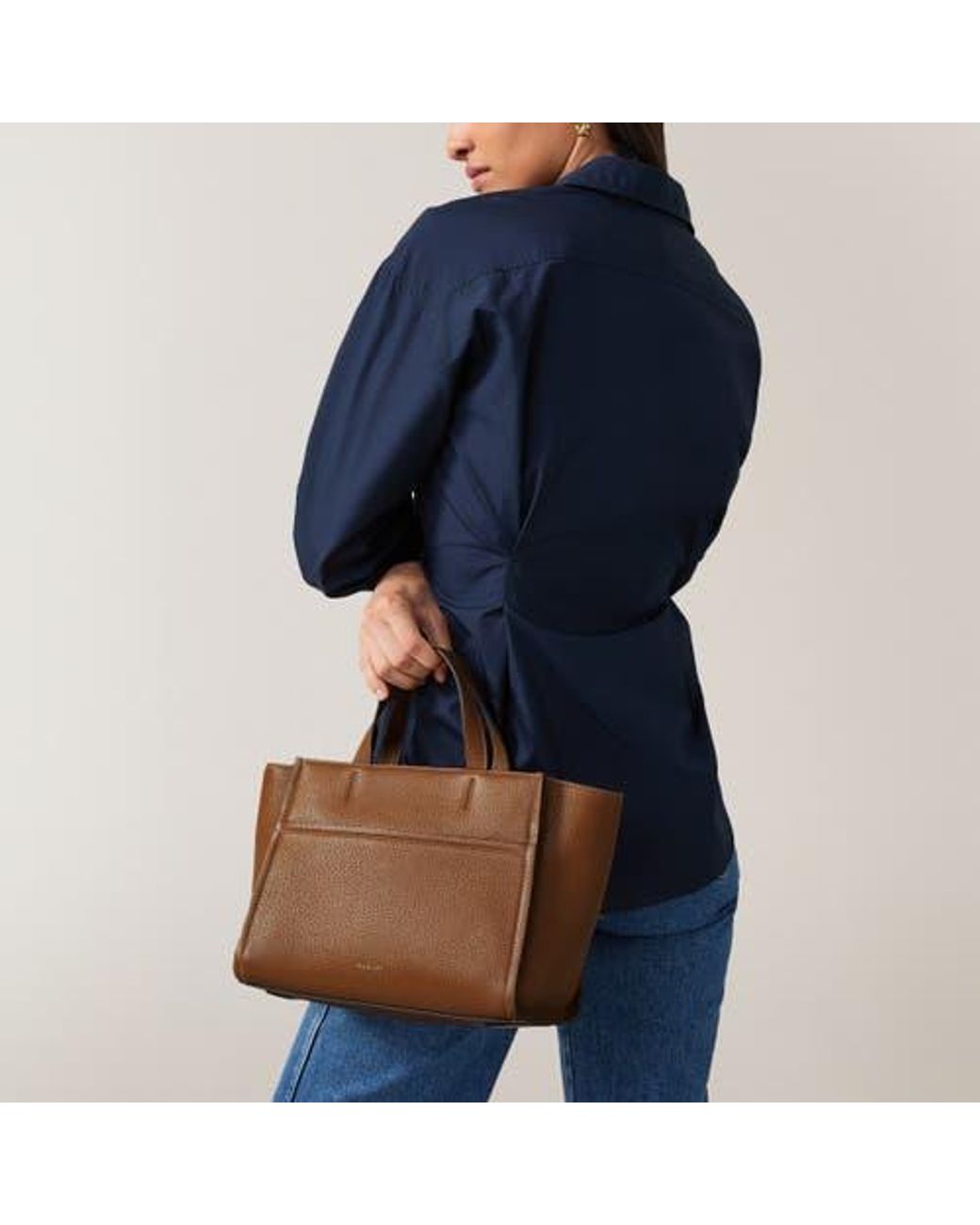 Radley Oak Street Ziptop Satchel Bag in Brown | Lyst