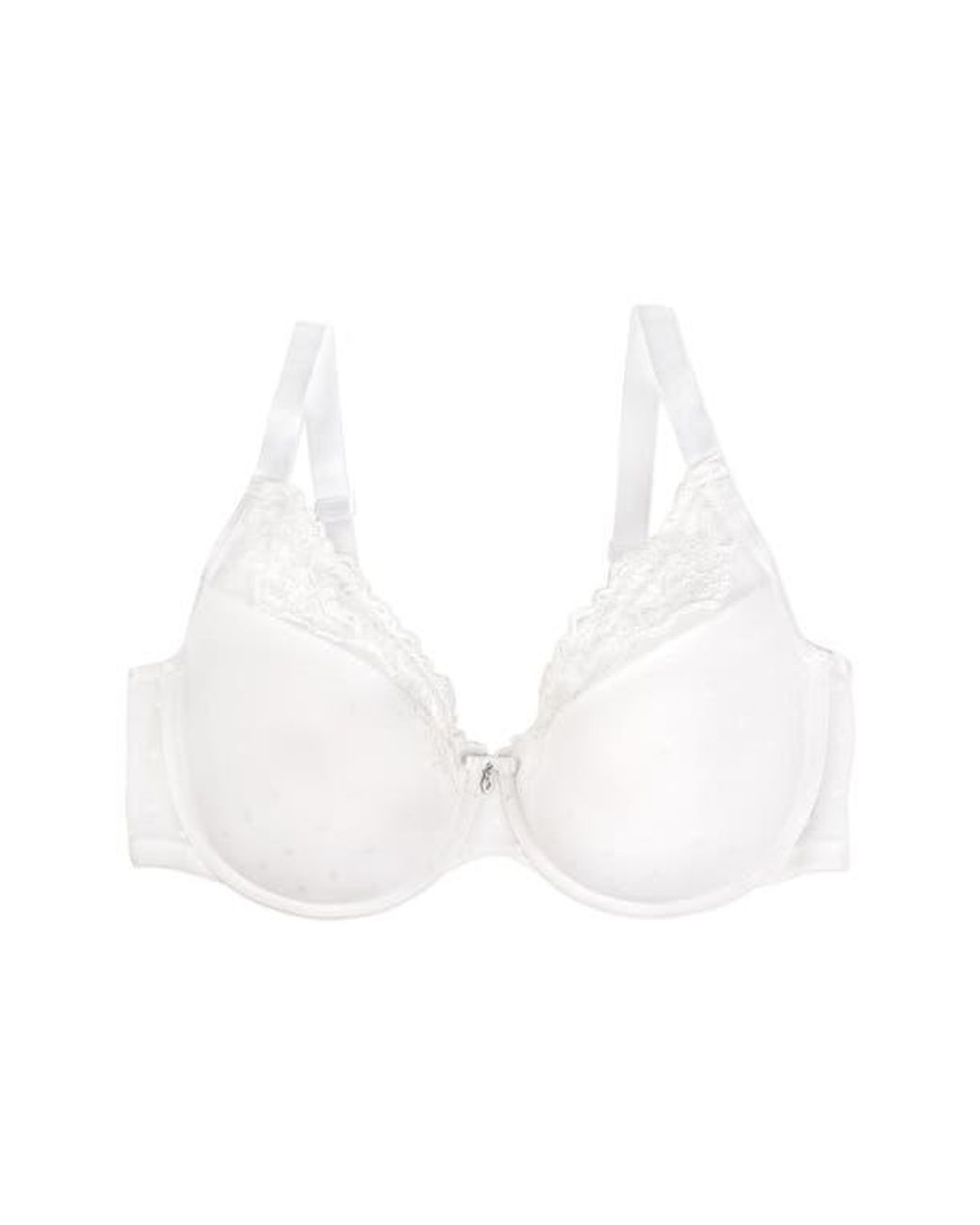 Curvy Couture Sheer Whisper Plunge Underwire T-Shirt Bra | Lyst