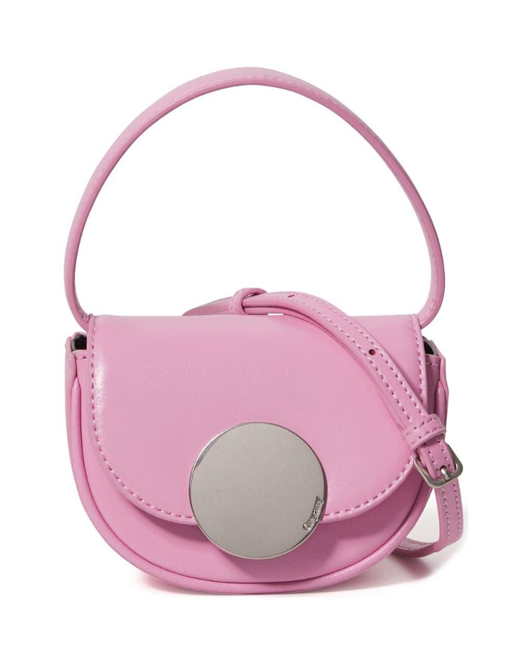 orYANY Petite Lottie Leather Top Handle Bag in Pink | Lyst