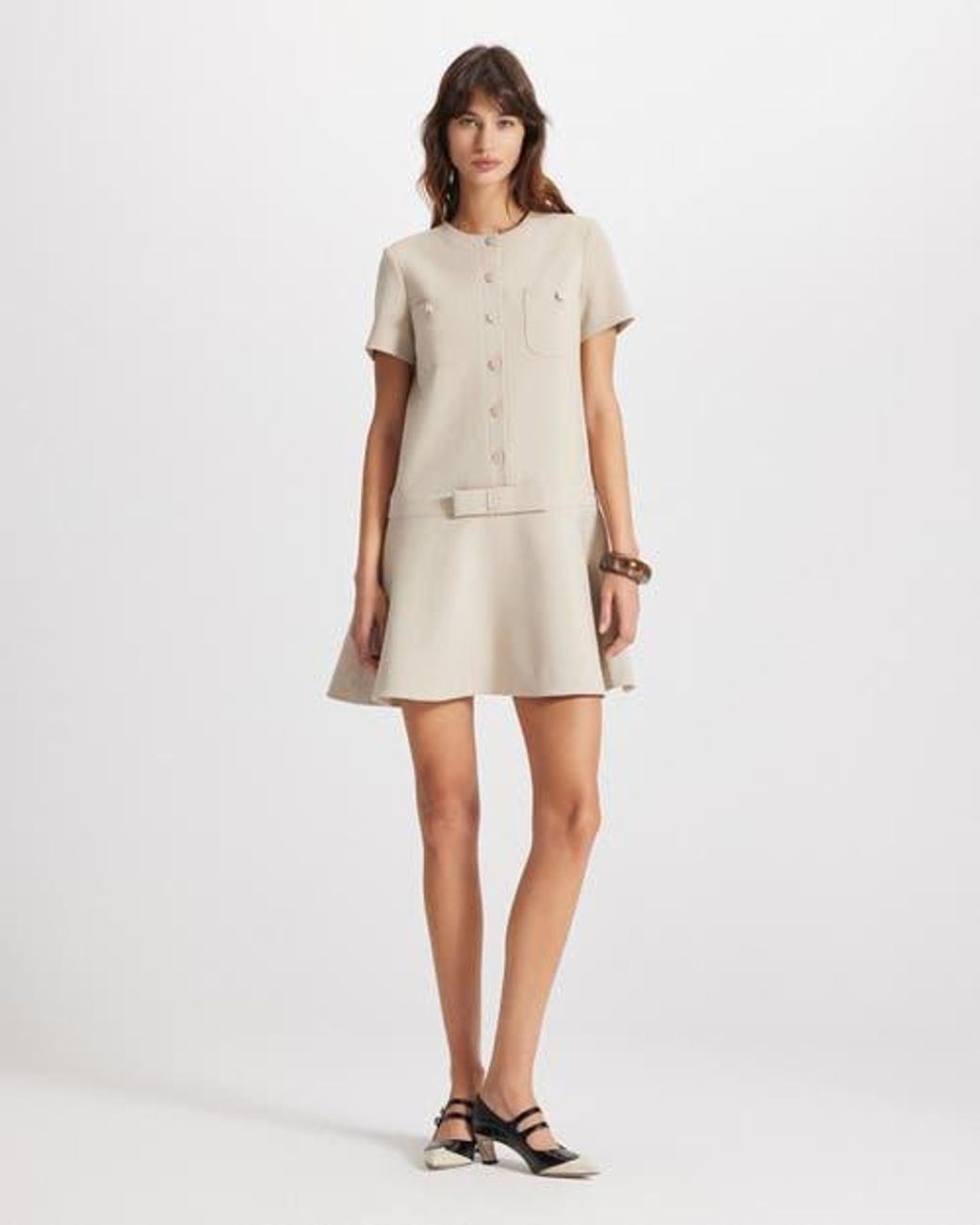Theo the Label Daphne Fluted Mod Dress | Lyst