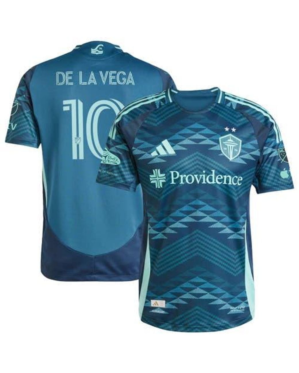 adidas Pedro De La Vega Seattle Sounders Fc 2025 The Salish Sea Kit ...