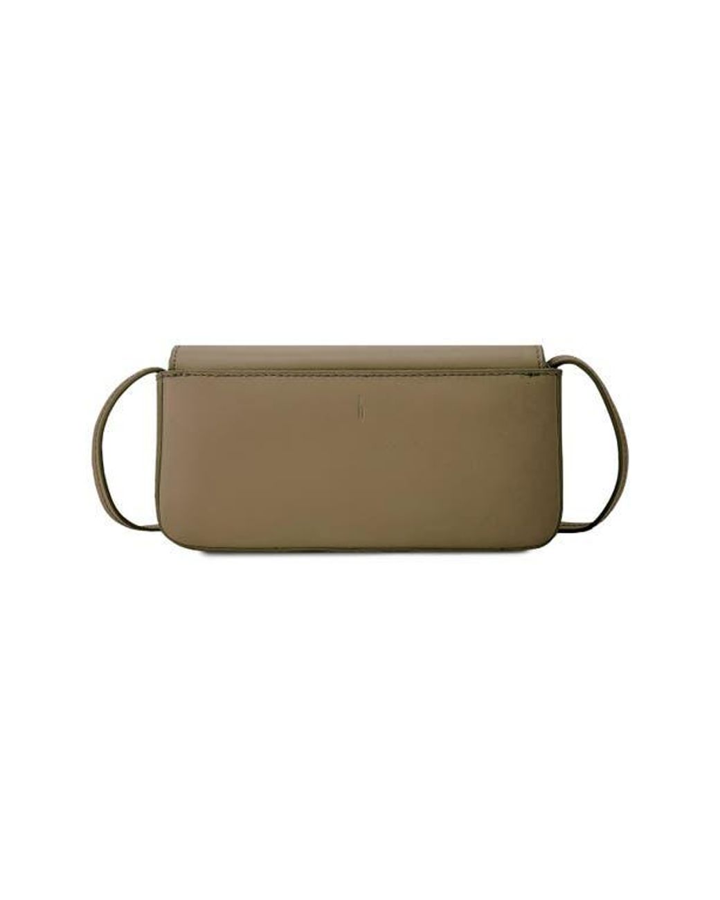 BEHNO Mini Claudia Pebble Leather Crossbody Bag in Green | Lyst