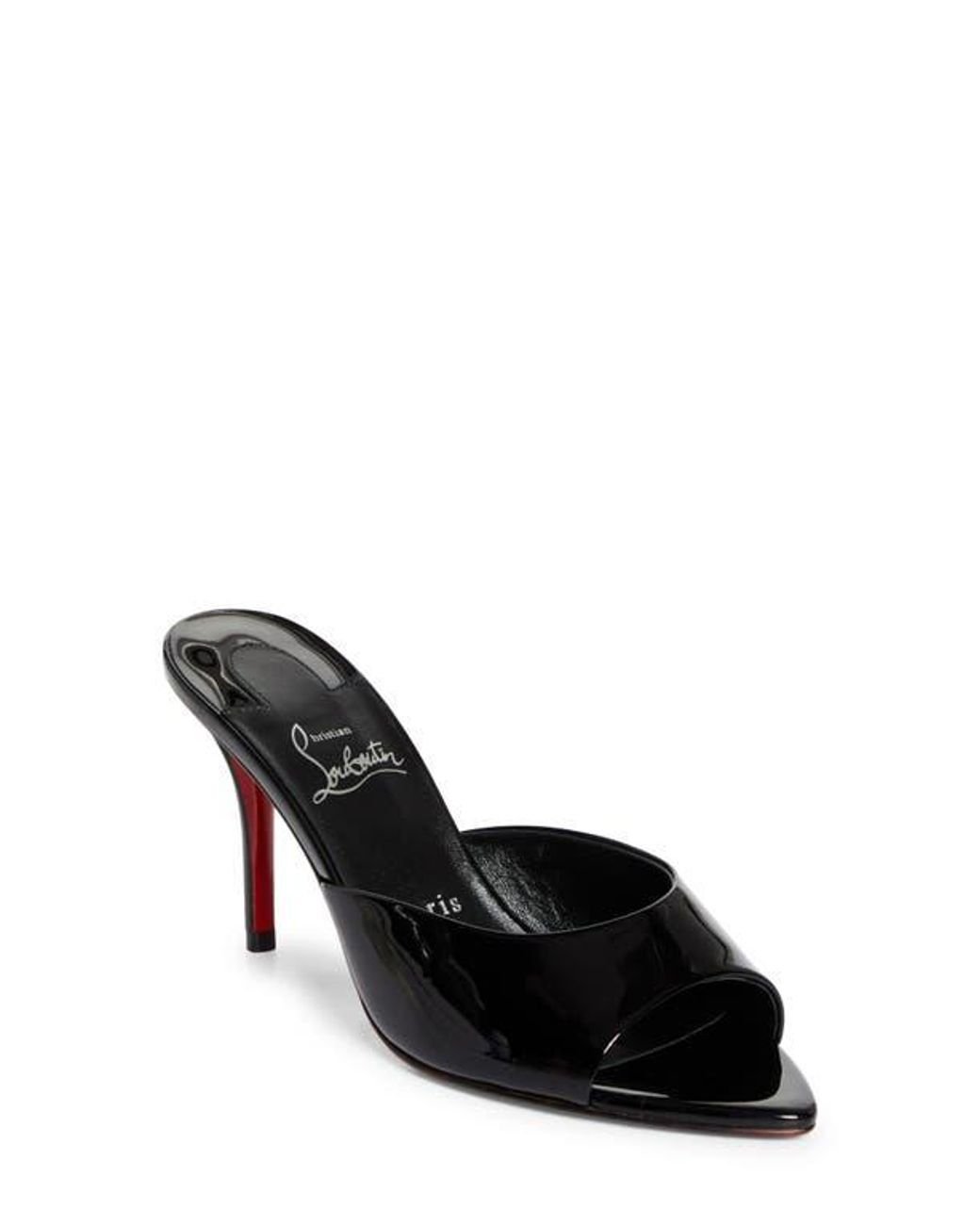 Christian Louboutin Miss Z Pointed Toe Sandal in Black | Lyst