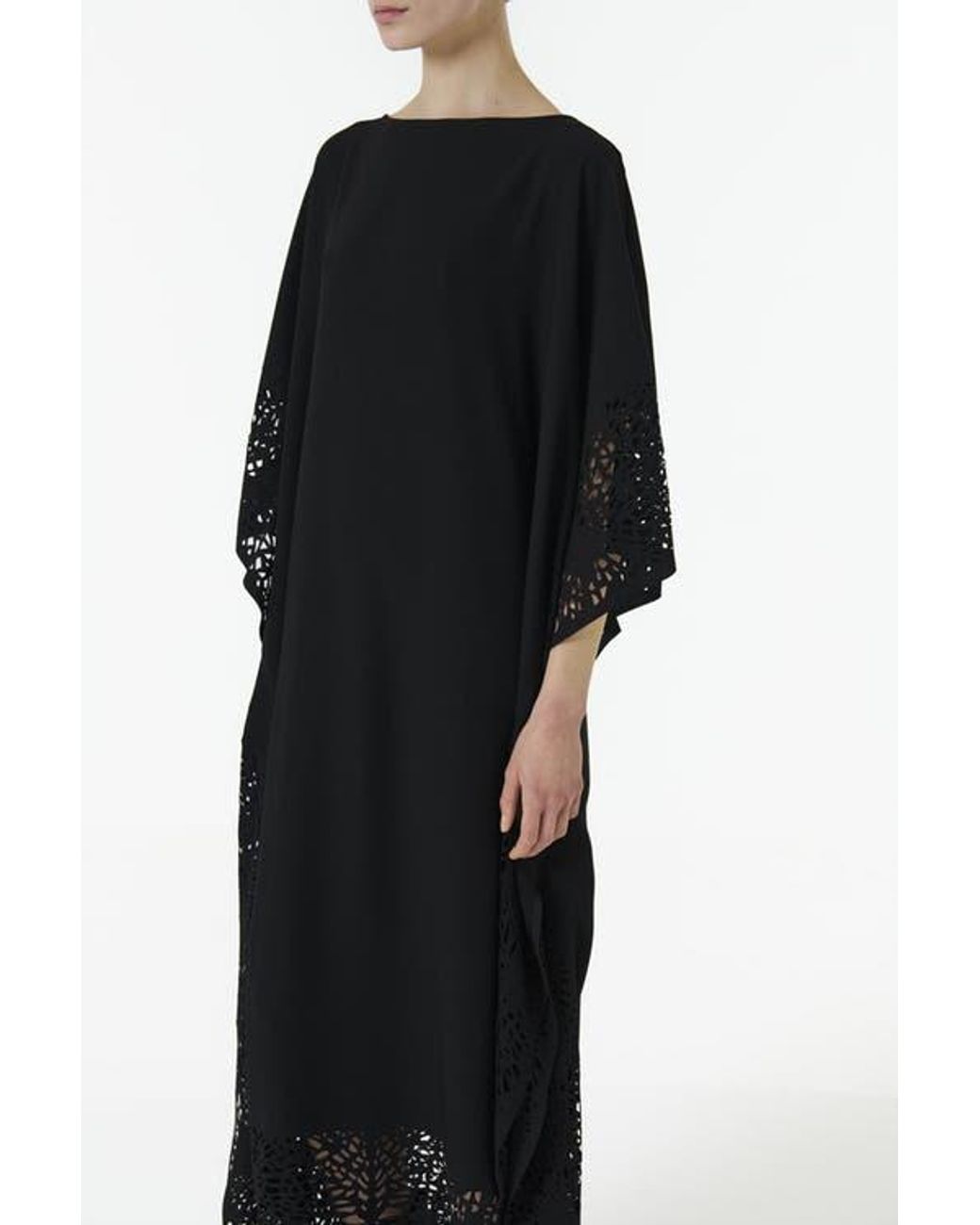 eem Laser-Cut Kaftan in Black | Lyst