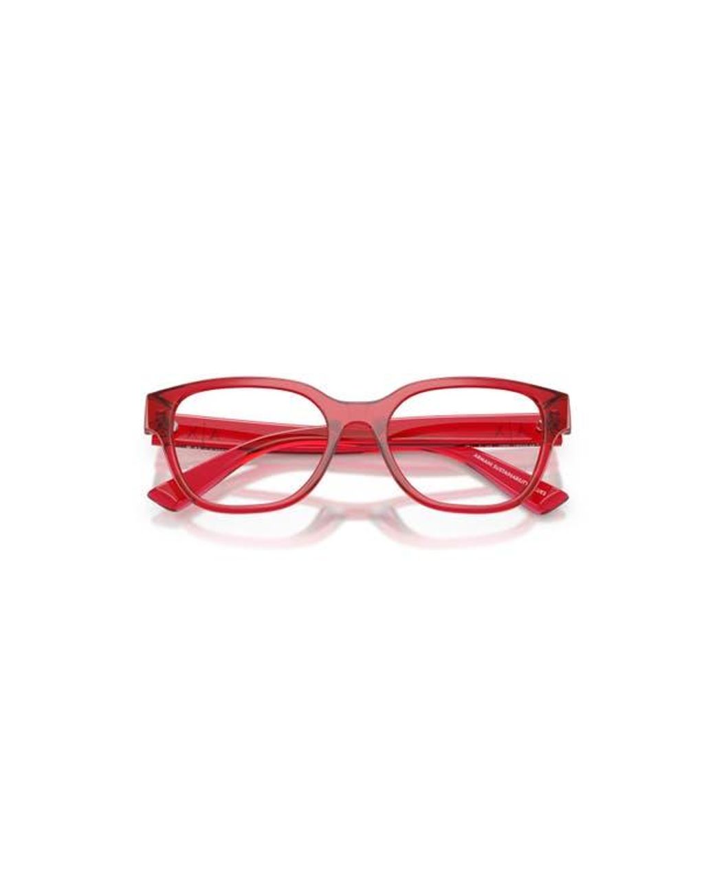 ARMANI EXCHANGE 53Mm Cat Eye Optical Glasses in Red | Lyst