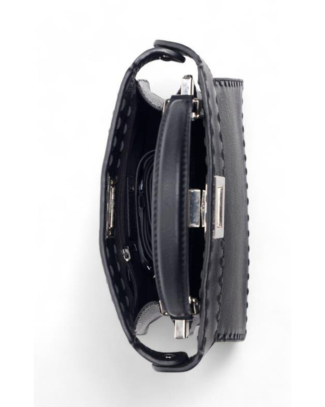 Walter Baker Reed Mini Satchel in Black | Lyst