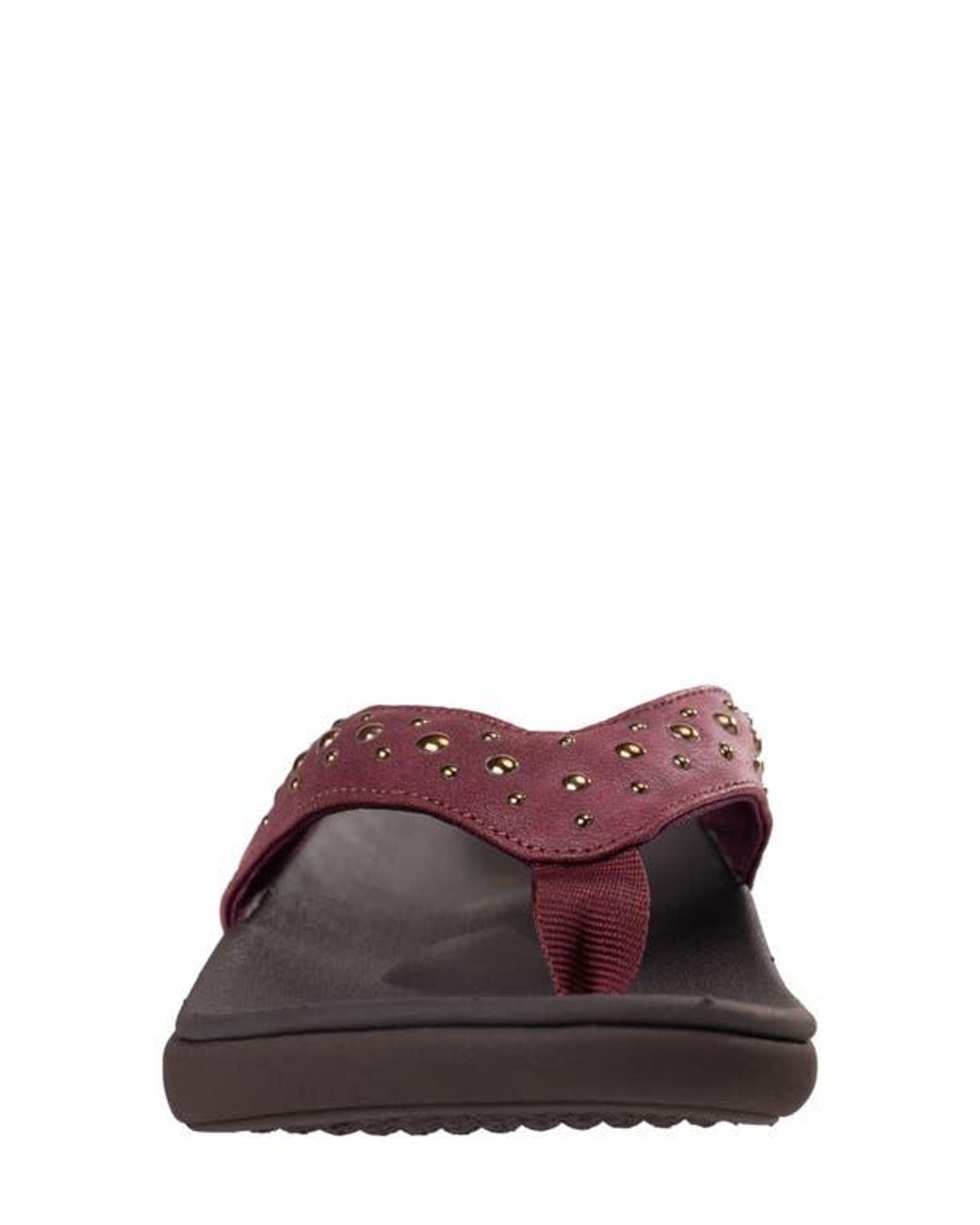 Revitalign Yumi Fresca Flip Flop in Brown | Lyst