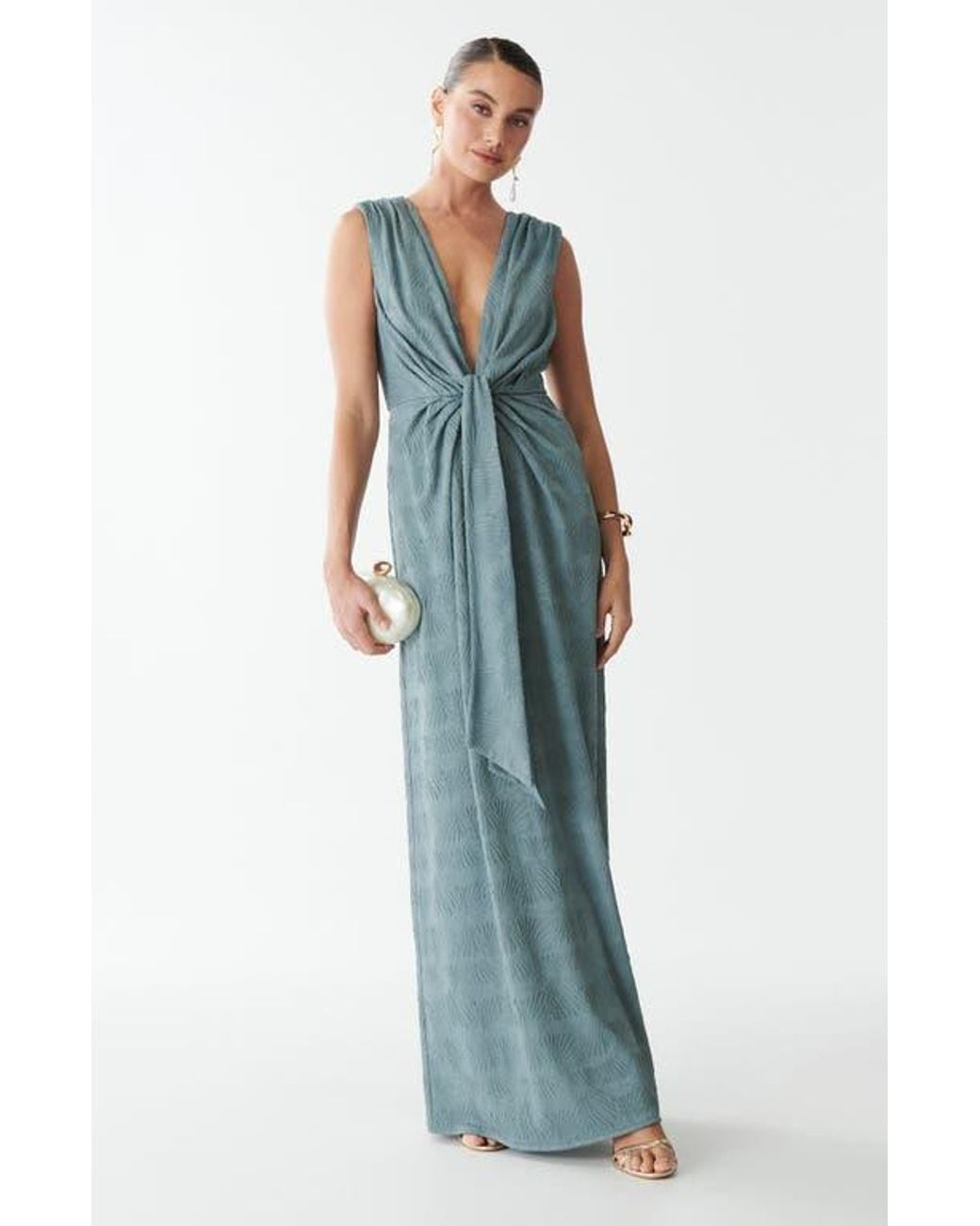 Savel Gisella Maxi Dress in Blue | Lyst