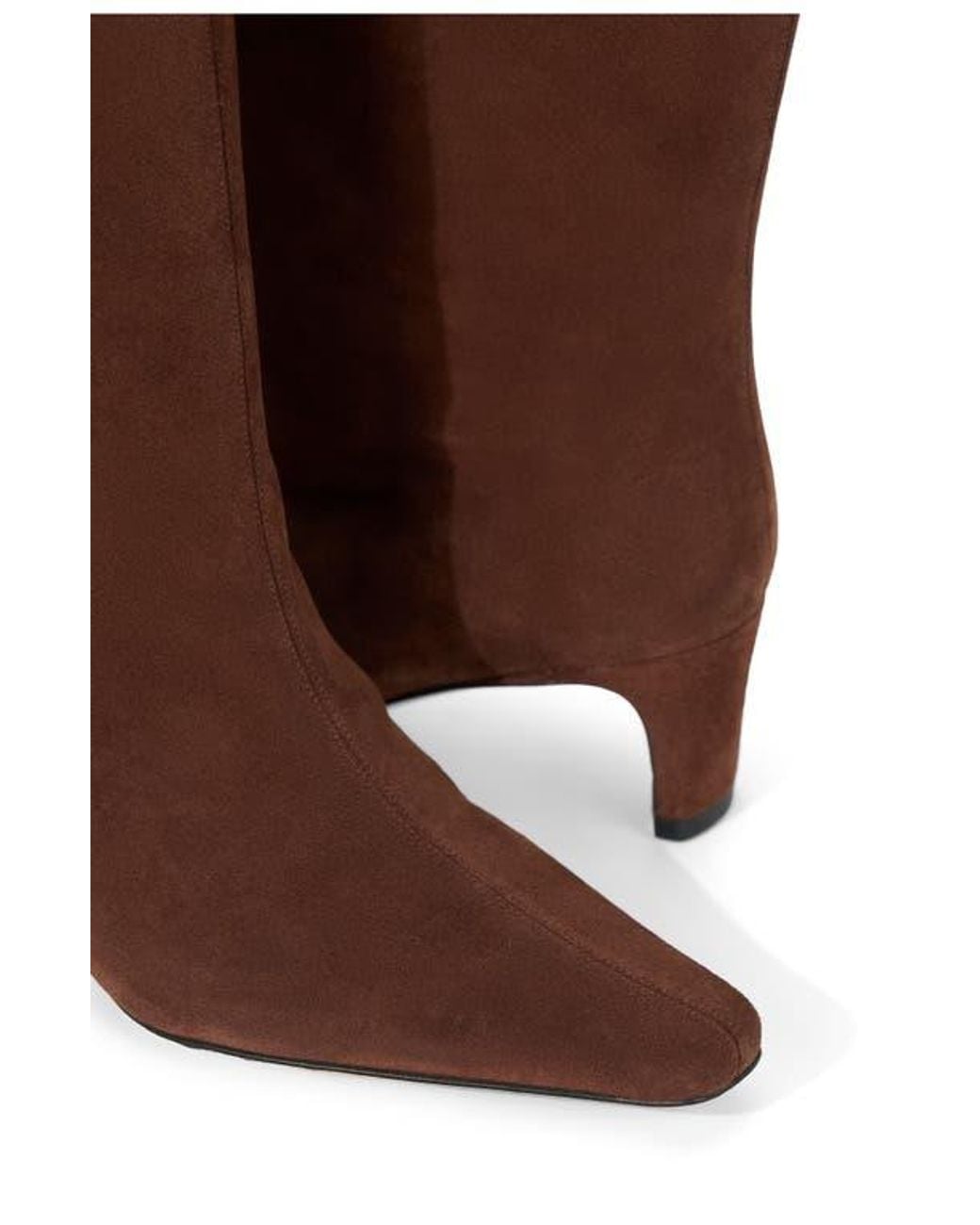 STAUD Wally Mid Calf Boot in Brown | Lyst