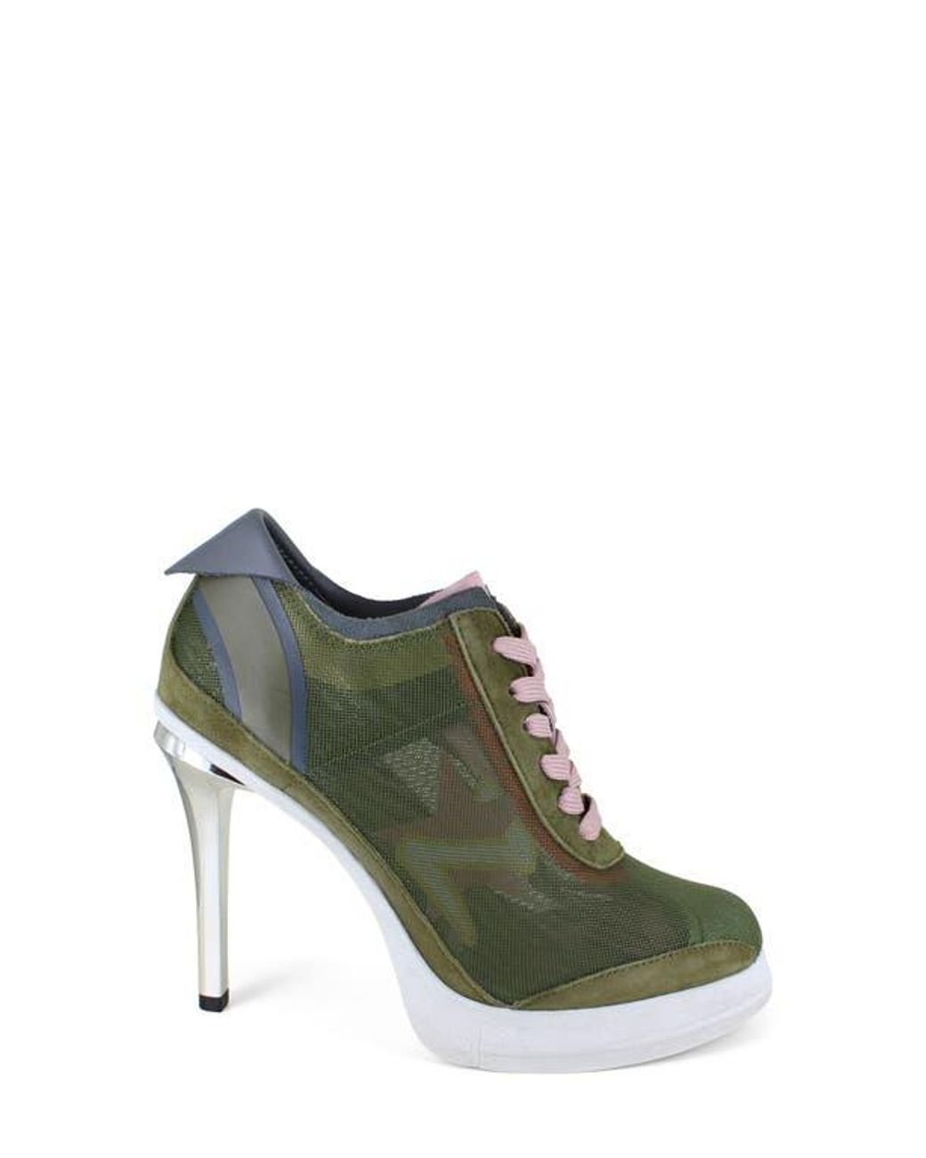 Zigi Sneaker Platform Pump in Green | Lyst