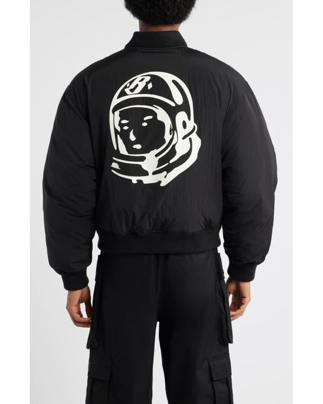 BBCICECREAM Puffer Baseball Jacket in Black for Men | Lyst
