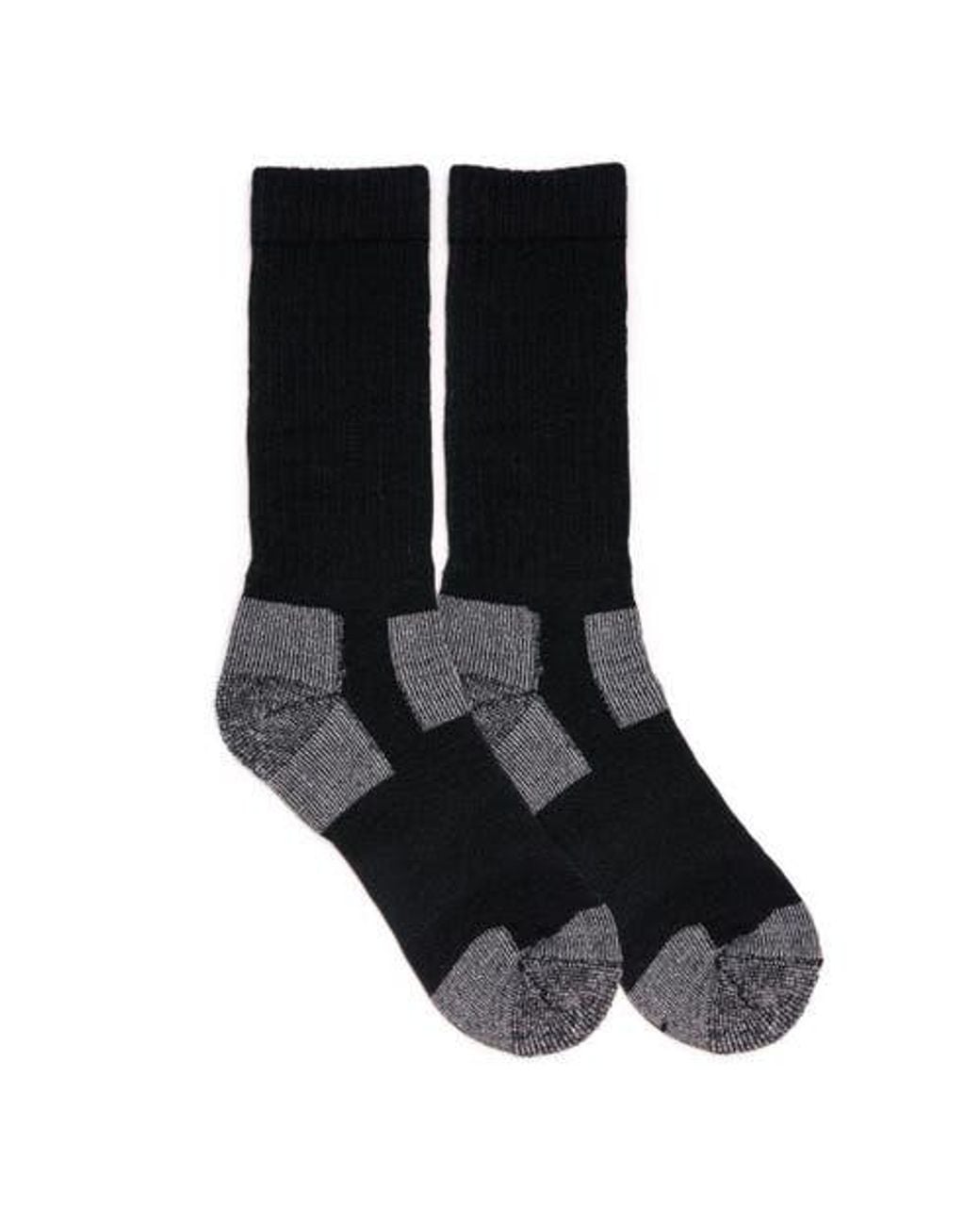 Ruff N Tuff Work Wear Steel Toe Crew Socks, 2 Pair Pack in Black | Lyst