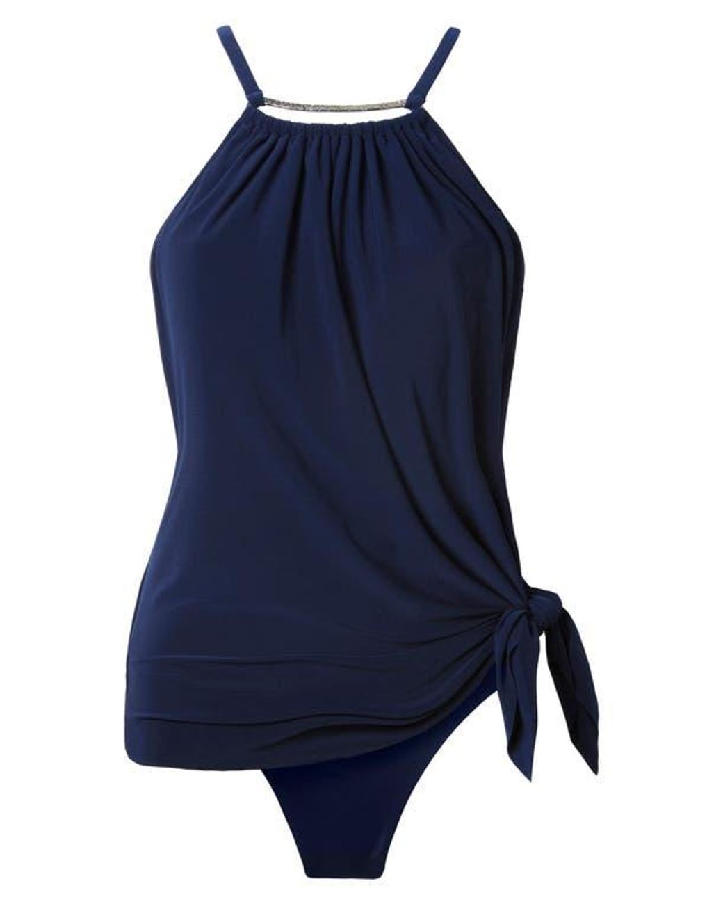 Magicsuit Parker Skirted One-Piece Swimsuit in Blue | Lyst