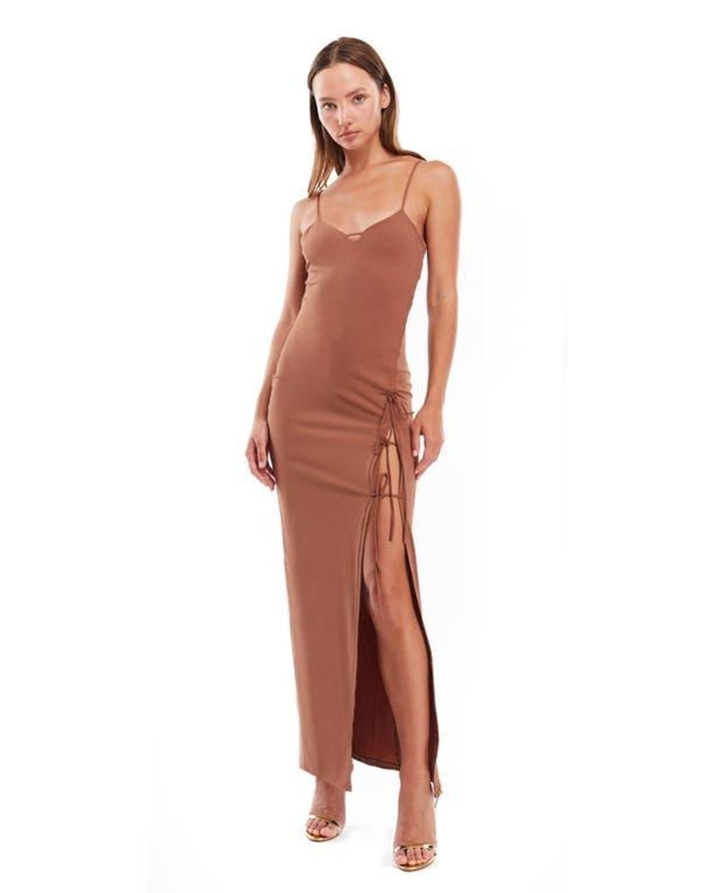 MOTHER OF ALL Nancy Maxi Dress in Red | Lyst