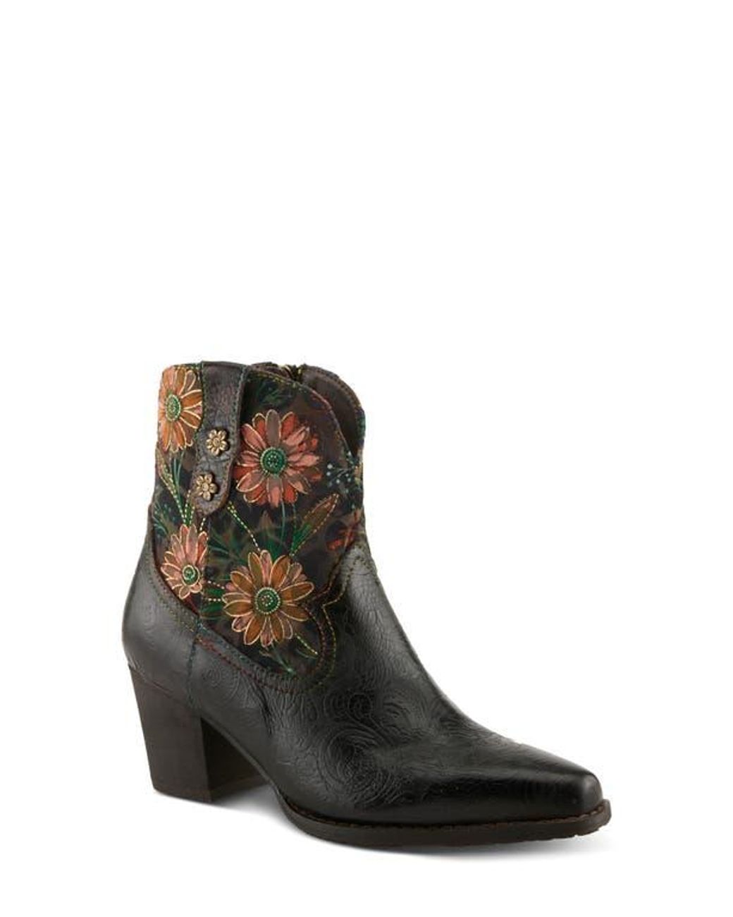 Spring Step Brydie Western Boot in Black | Lyst