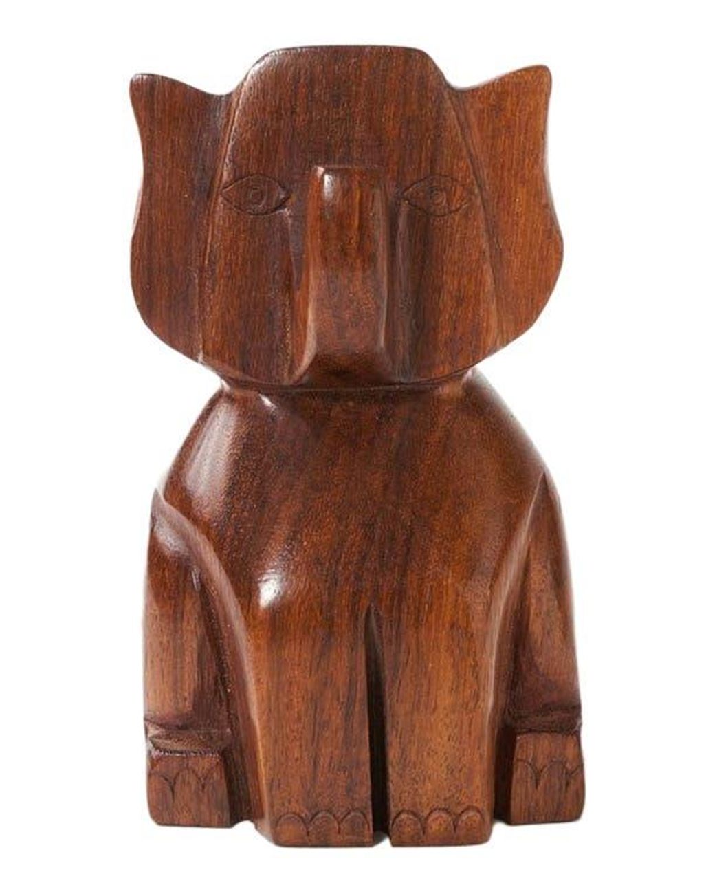 Matr Boomie Trunk Up Elephant Eyeglass Holder Stand in Brown | Lyst