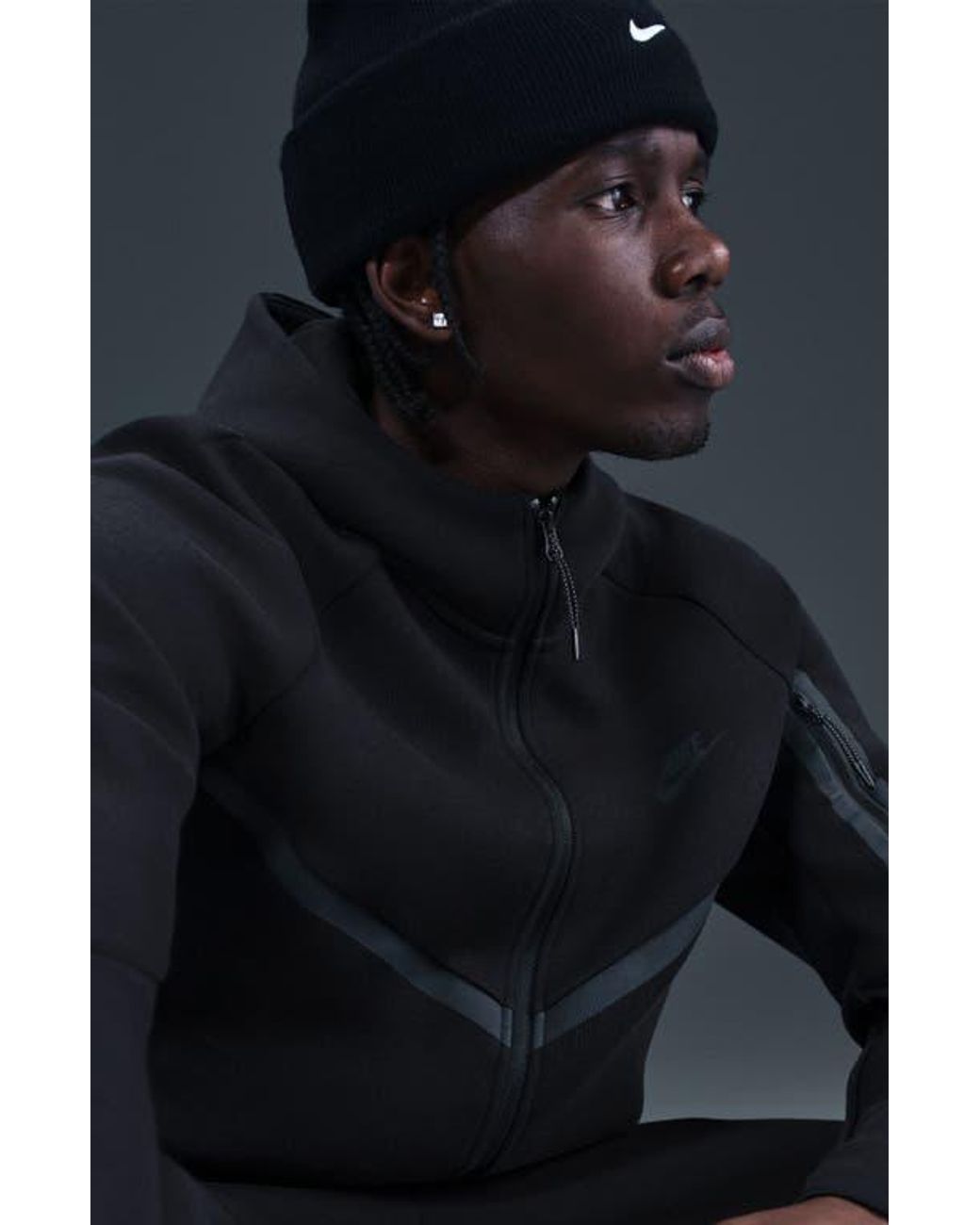 Nike Tech Windrunner Zip Hoodie in Blue for Men | Lyst