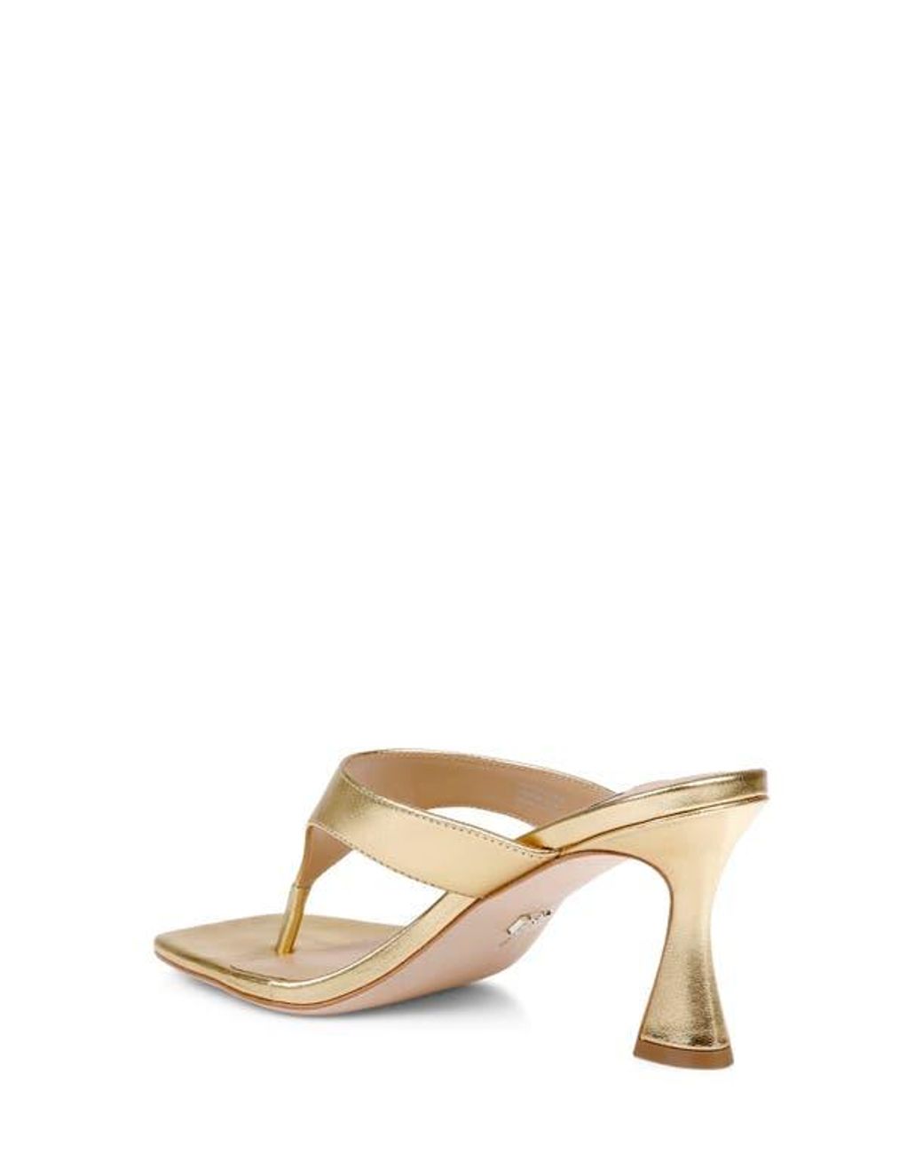 Badgley Mischka Whitley Flip Flop in Metallic | Lyst
