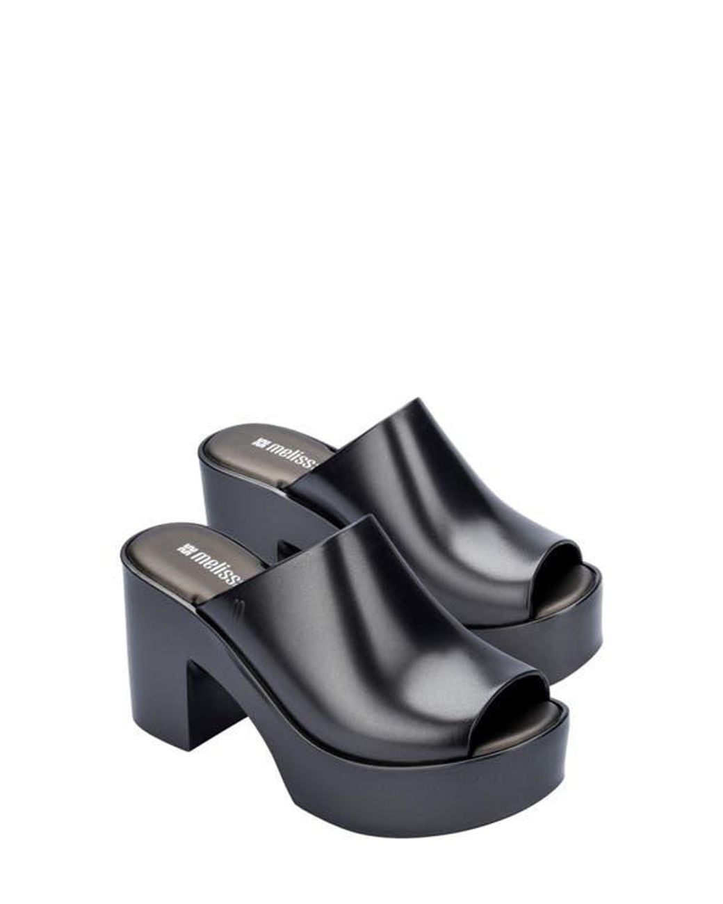 Melissa Hype Platform Slide Sandal in Black | Lyst