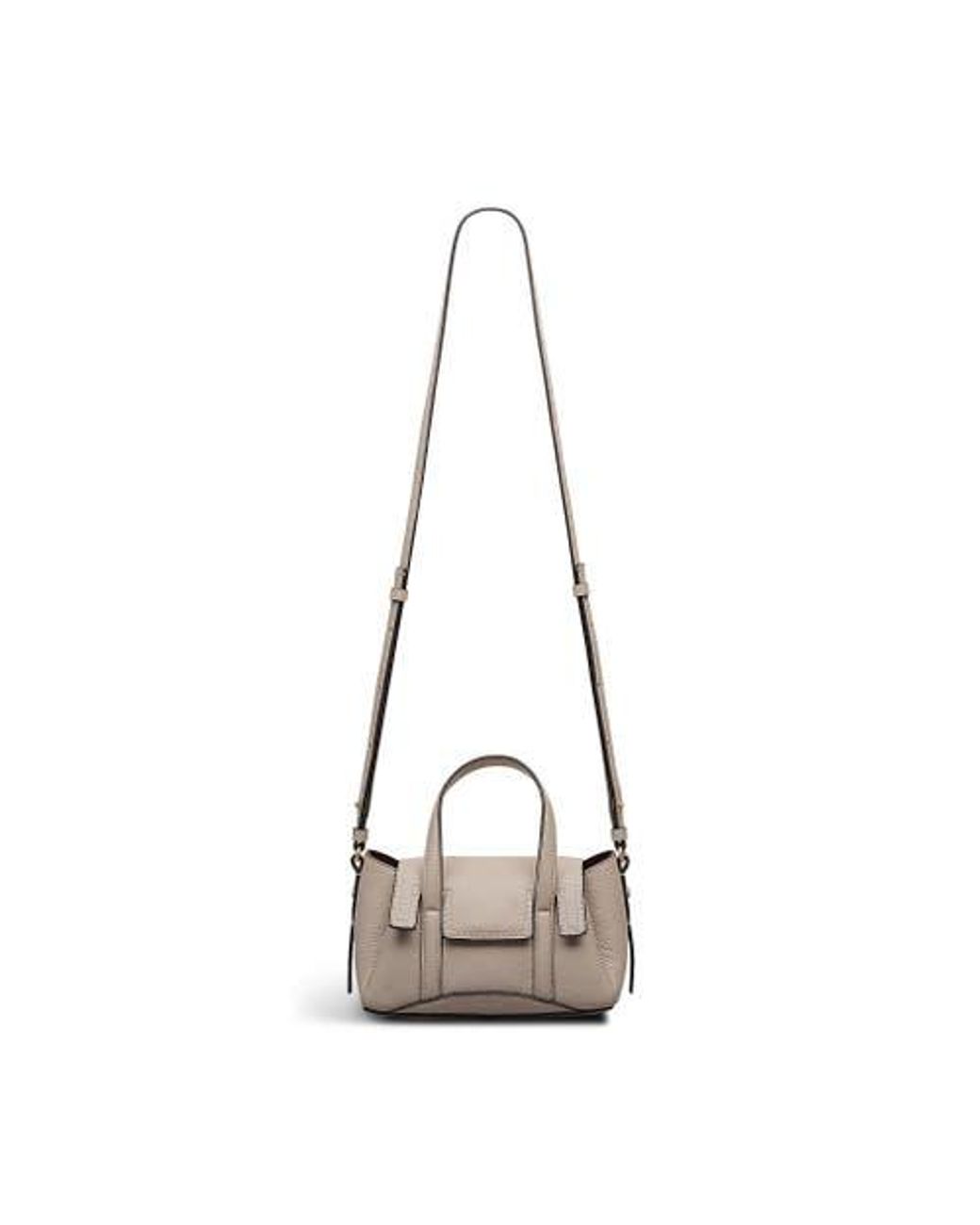 Radley The Chancery Flapover Satchel Bag in Natural | Lyst