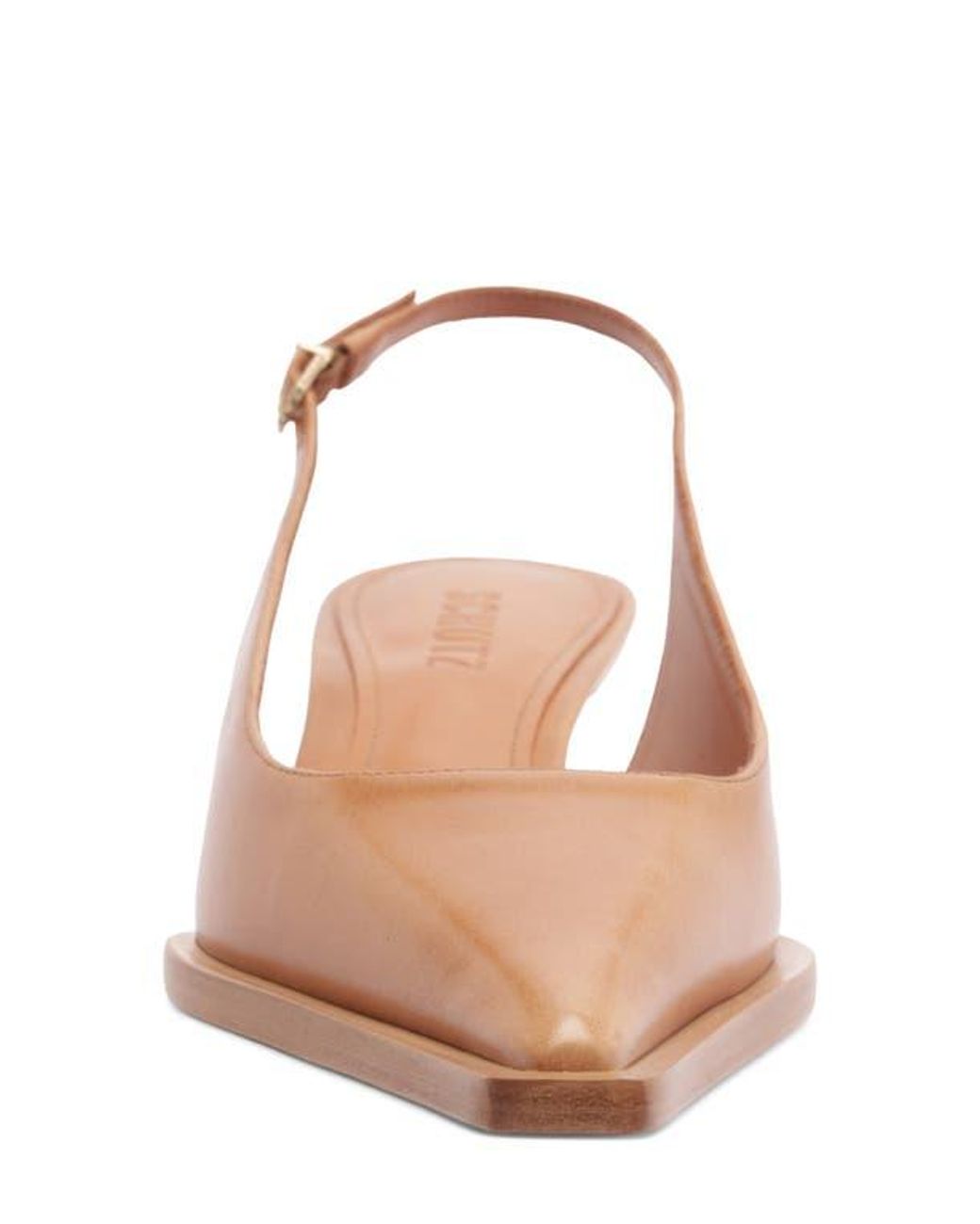 SCHUTZ SHOES Daria Slingback Pump in Brown | Lyst