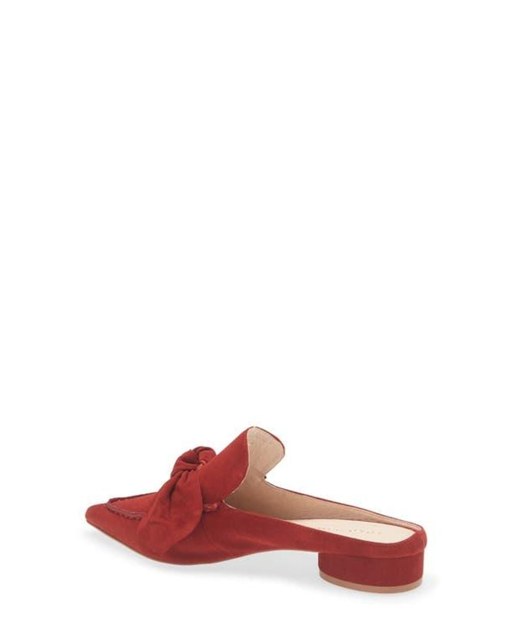 KOKO + PALENKI Piet Bow Mule in Red | Lyst
