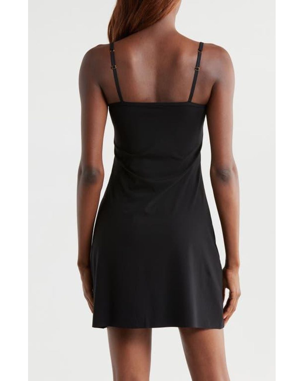Nordstrom Everyday Invisible Edge Full Slip in Black | Lyst