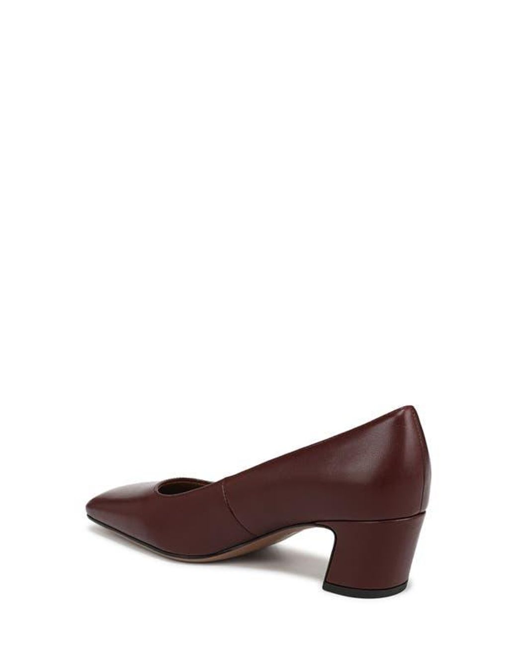 Franco Sarto Salino Square Toe Pump in Brown | Lyst